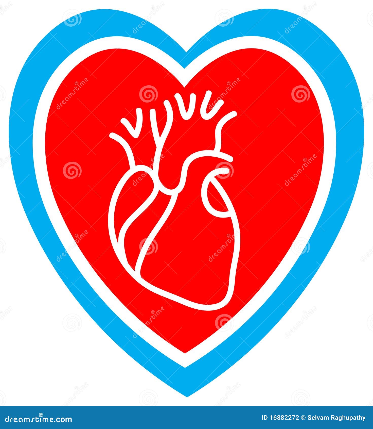 Heart care stock vector. Illustration of industries, medicine - 16882272