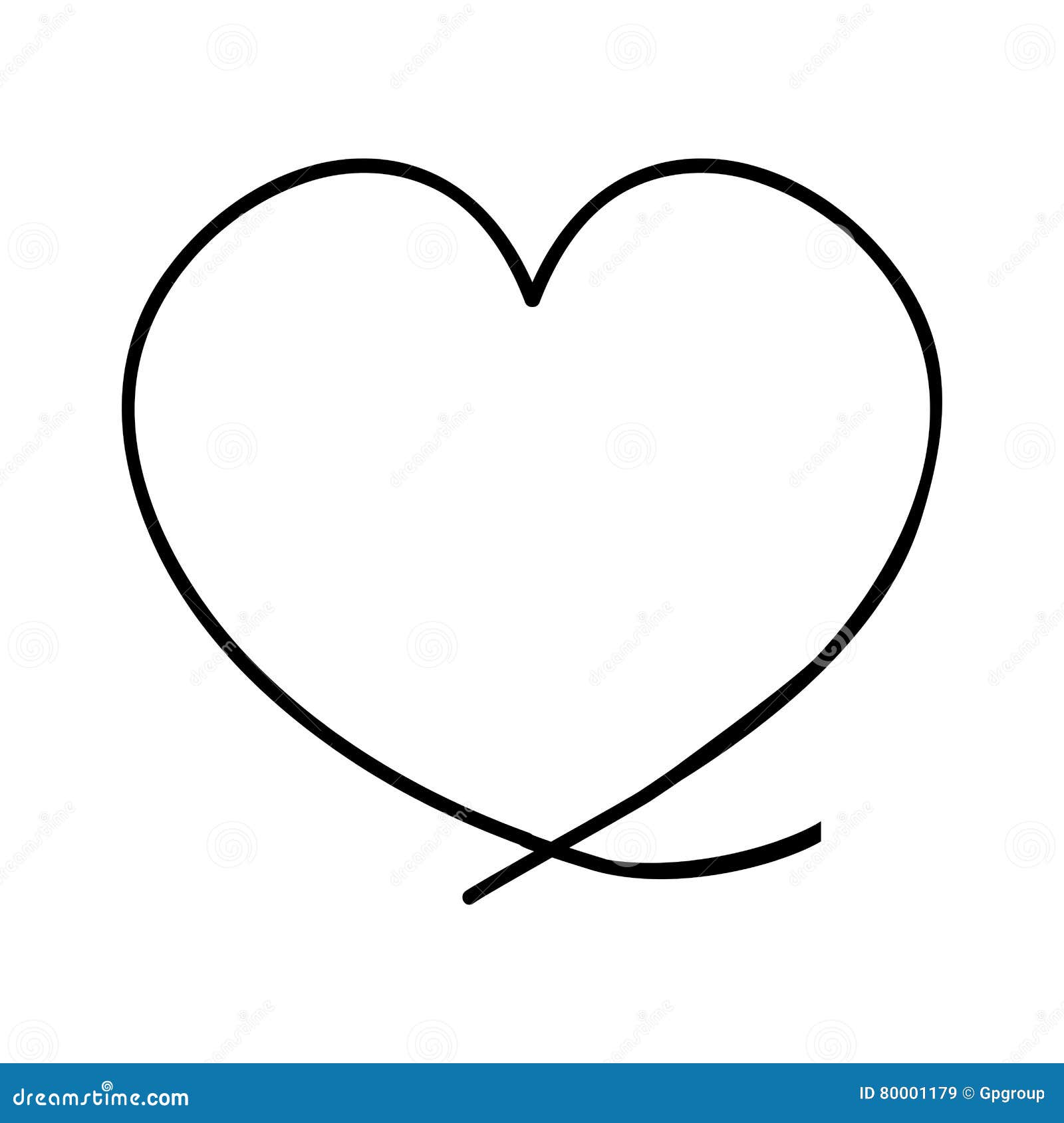 Heart cartoon icon image stock vector. Illustration of button - 80001179