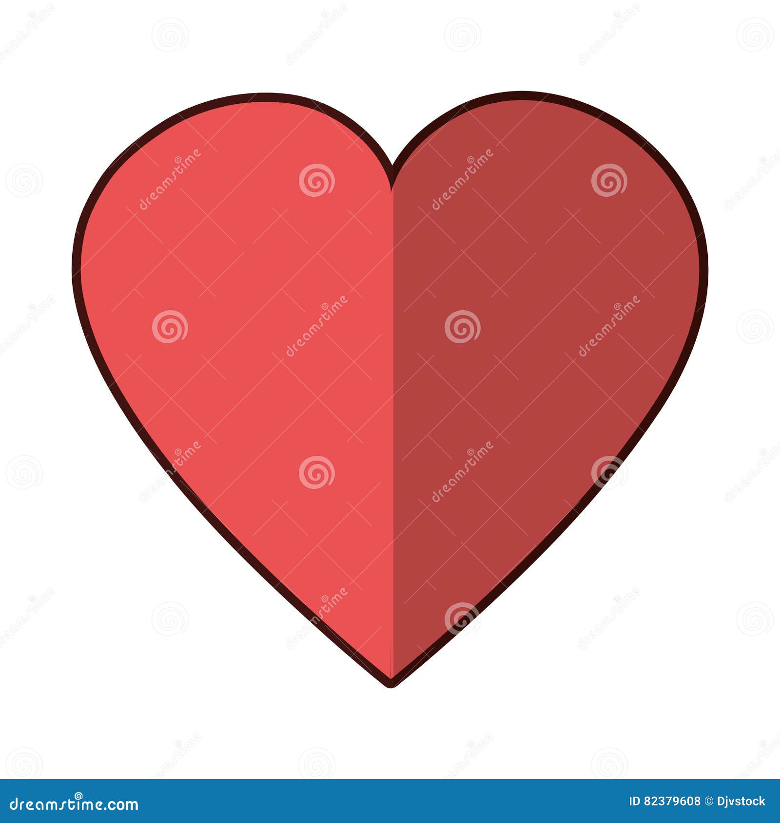 Heart cartoon icon image stock vector. Illustration of passion - 82379608