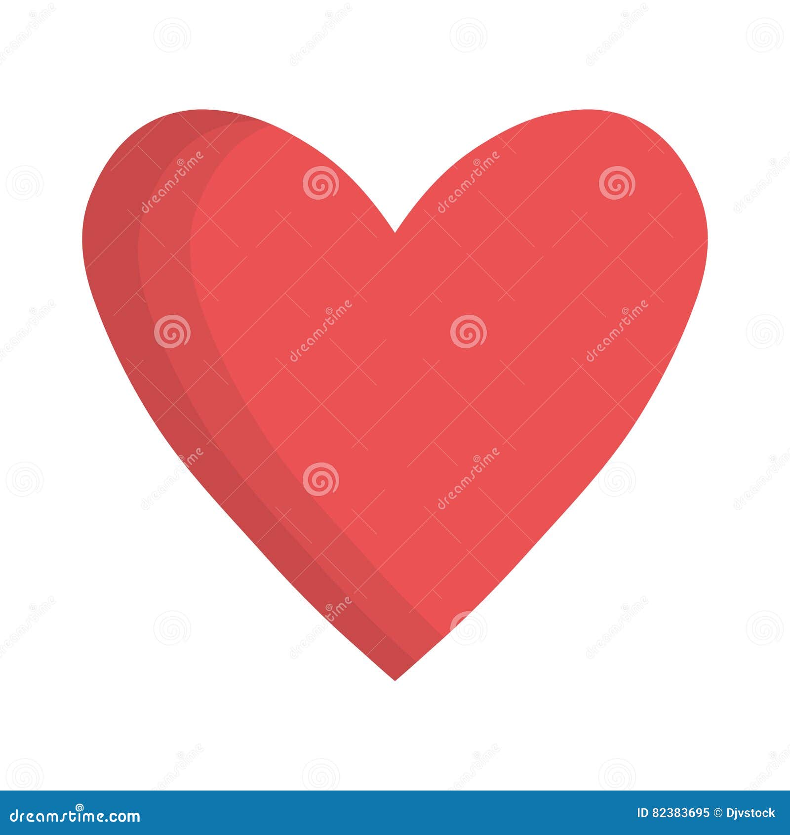 Heart cartoon icon image stock vector. Illustration of rounded - 82383695
