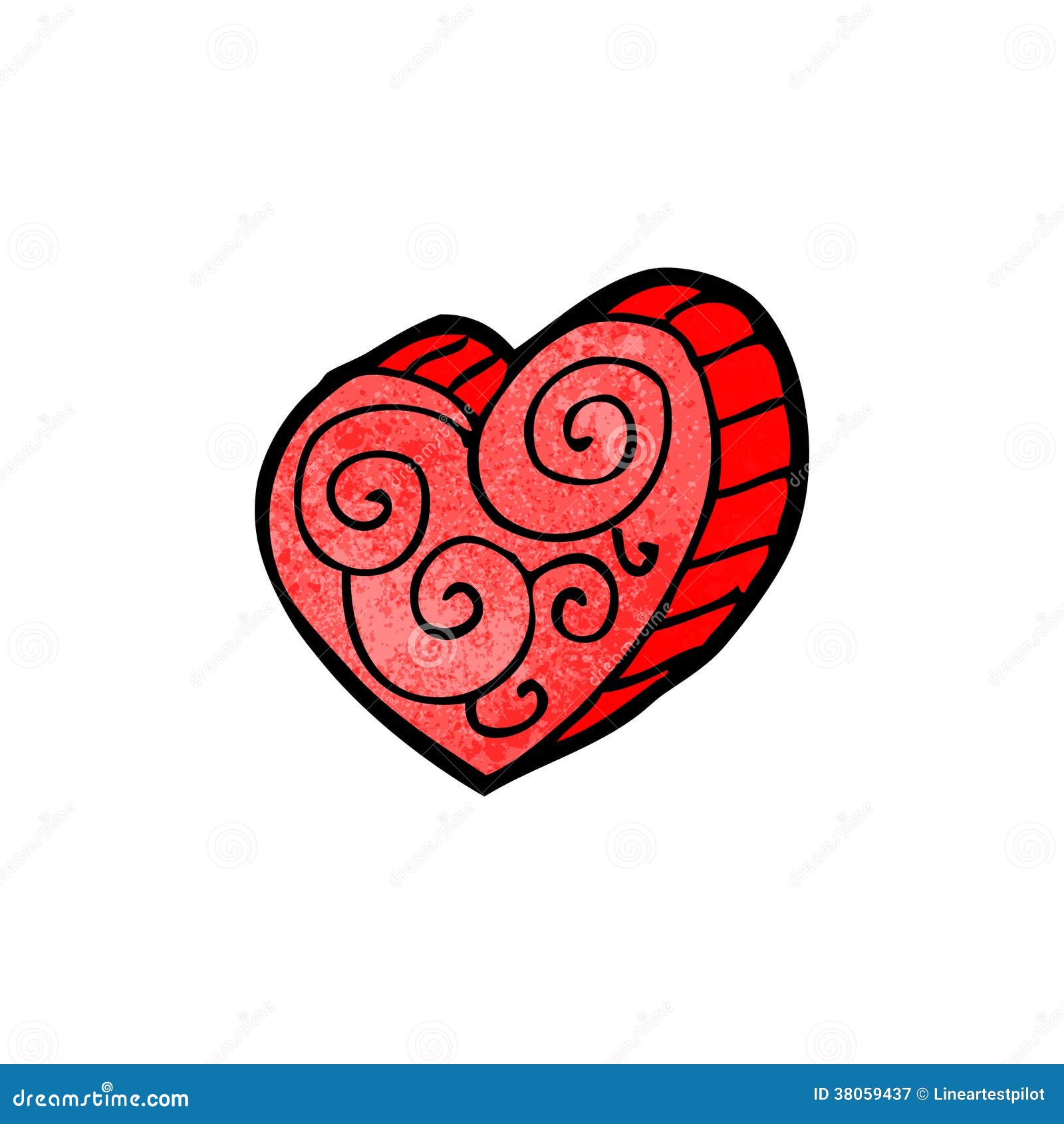 Heart cartoon symbol stock vector. Illustration of character - 38059437