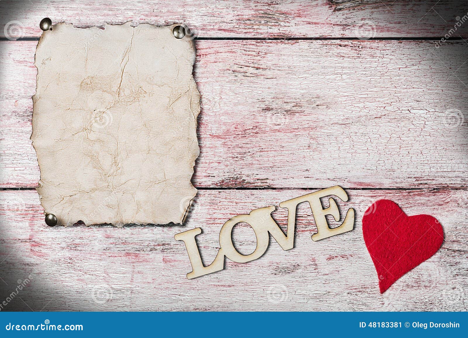 Heart Carved from Wood and Old Paper Stock Image - Image of valentine ...