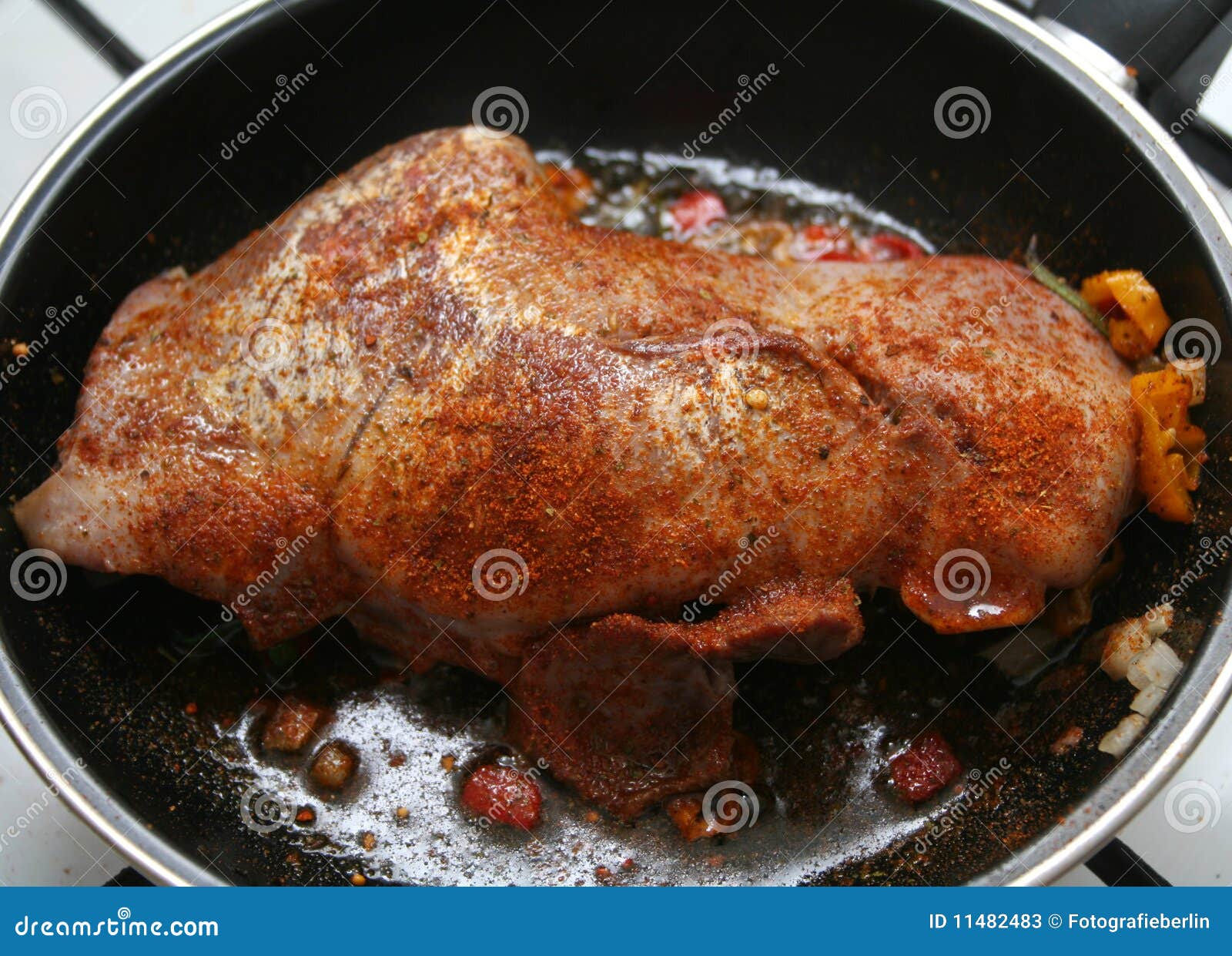 Heart of a cattle stock image. Image of roasting, beef - 11482483
