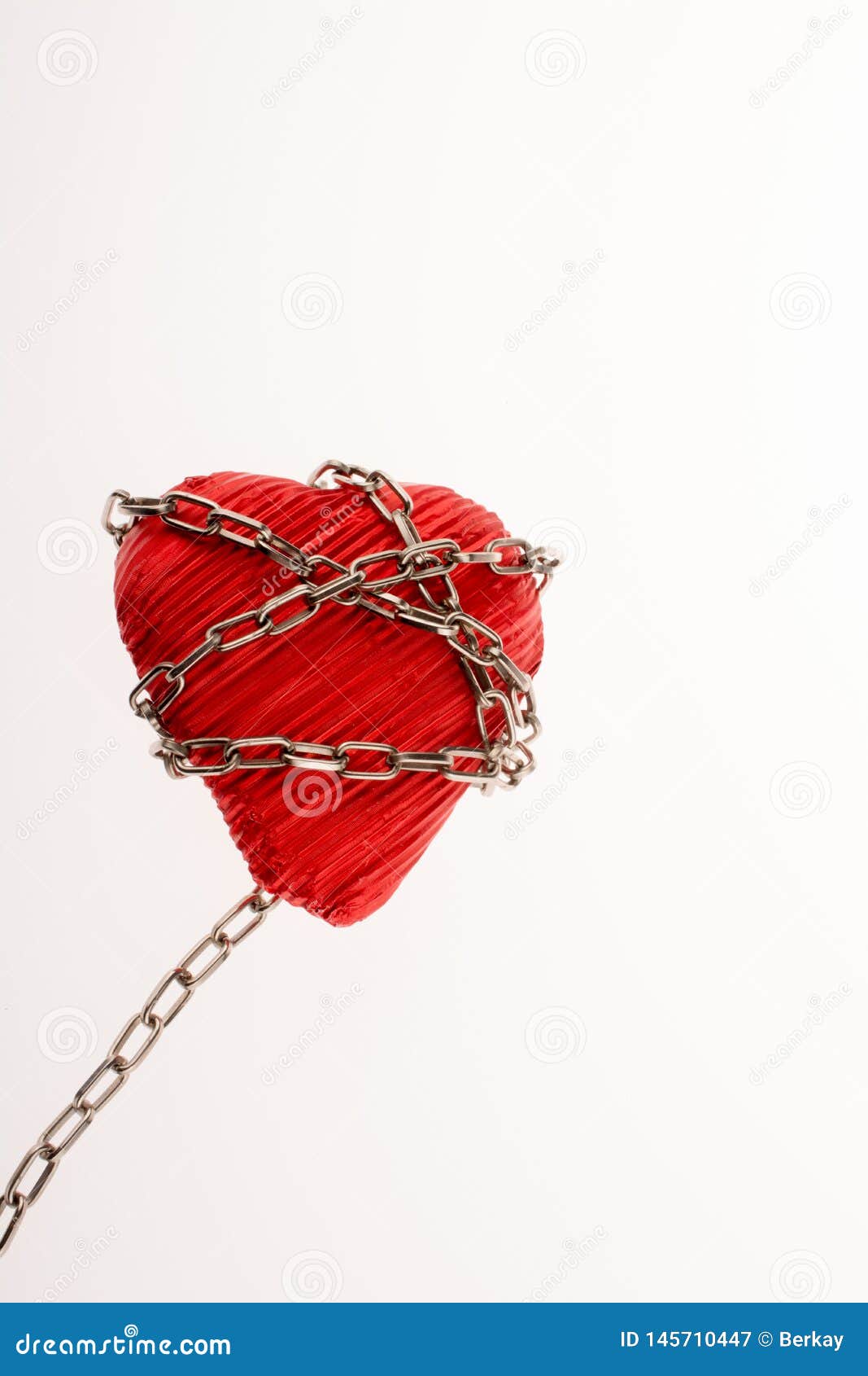 Heart in Chain stock image. Image of captive, heart - 145710447
