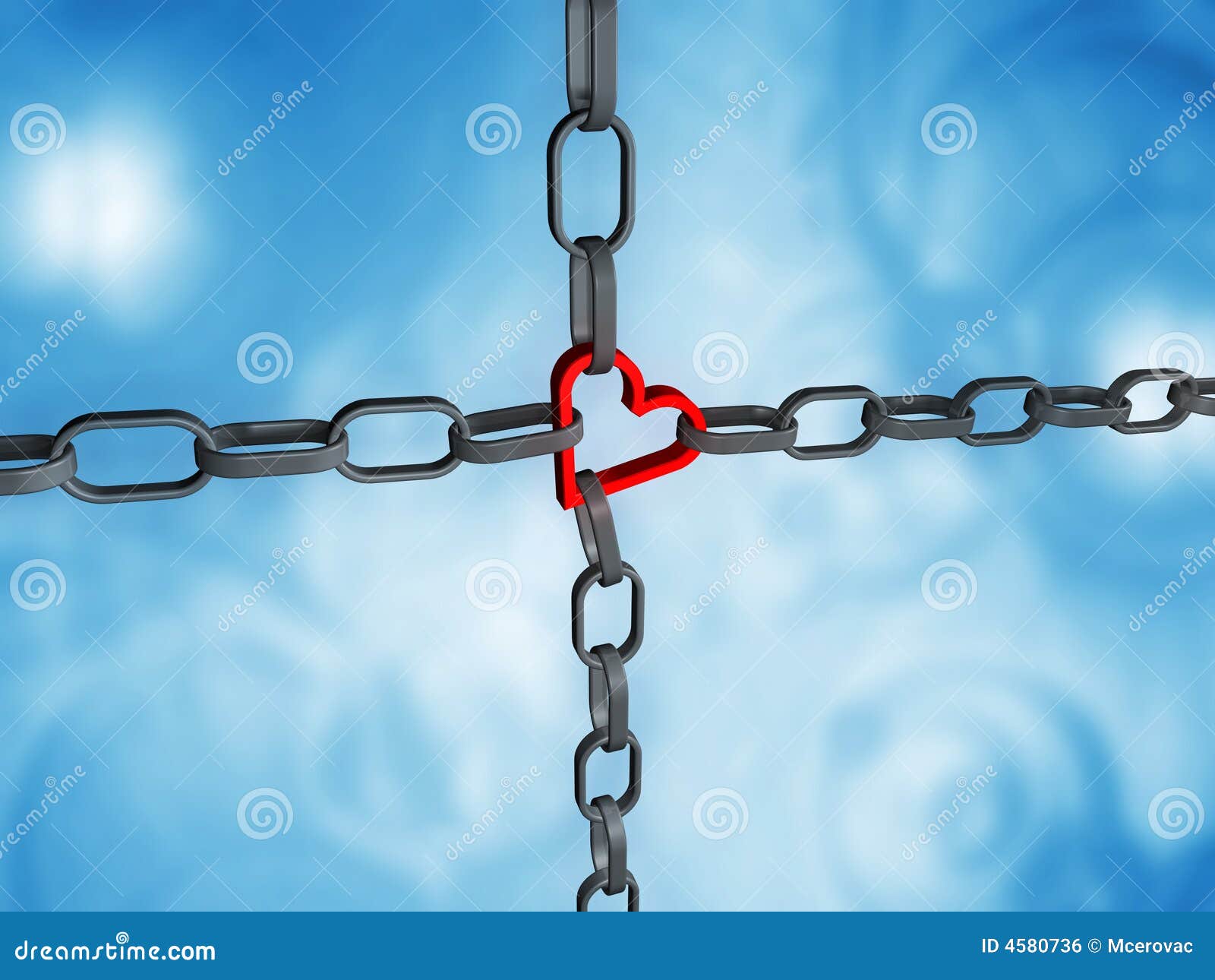 Heart In Chains Picture. Image: 4580736