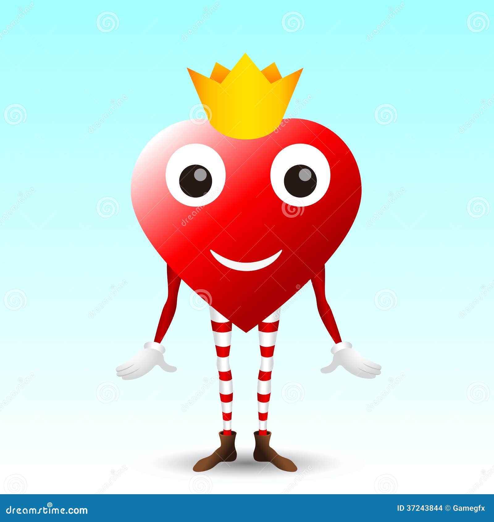 Heart character stock vector. Illustration of mascot - 37243844