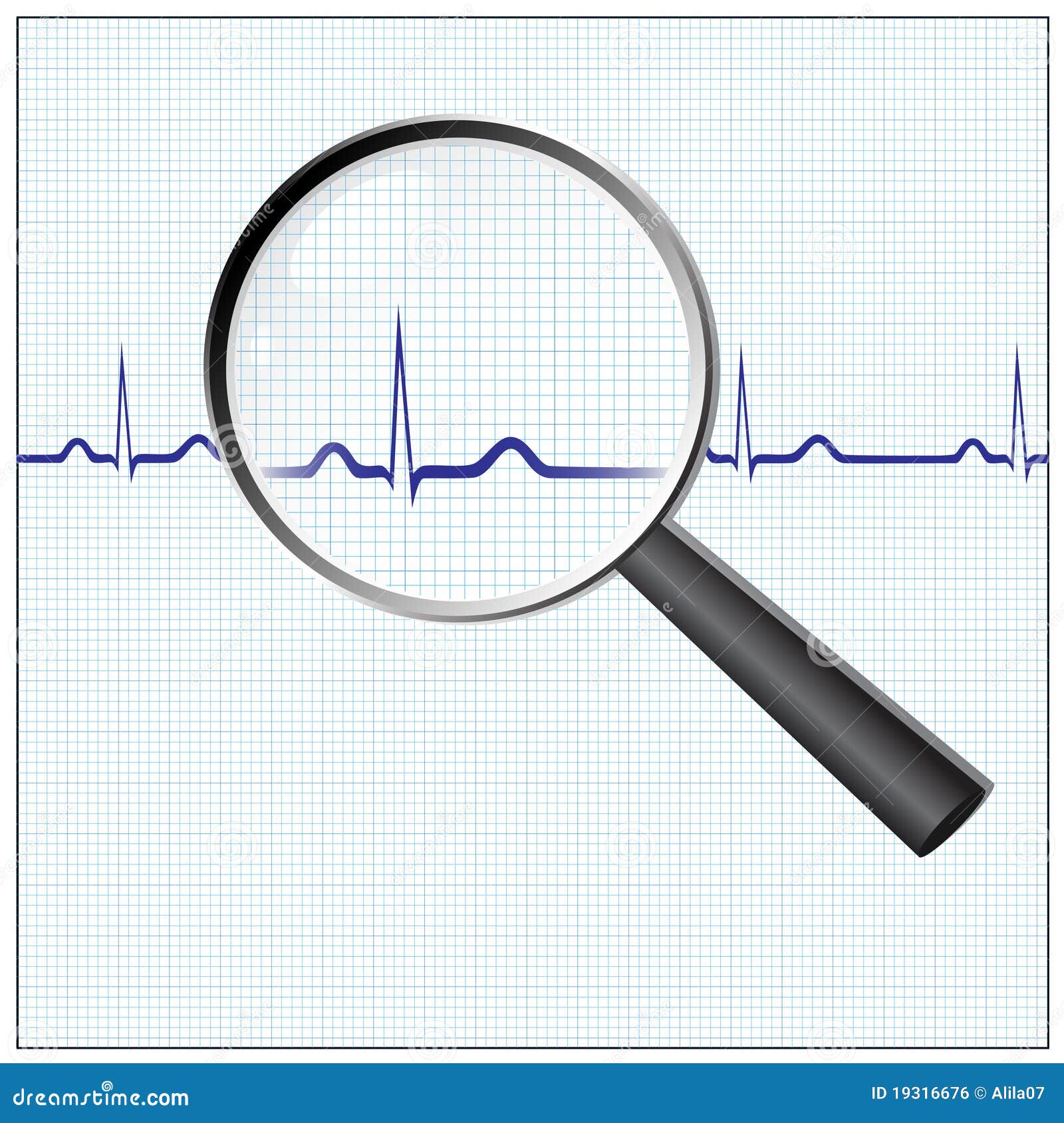 Heart checkup stock vector. Illustration of cardiac, health - 19316676
