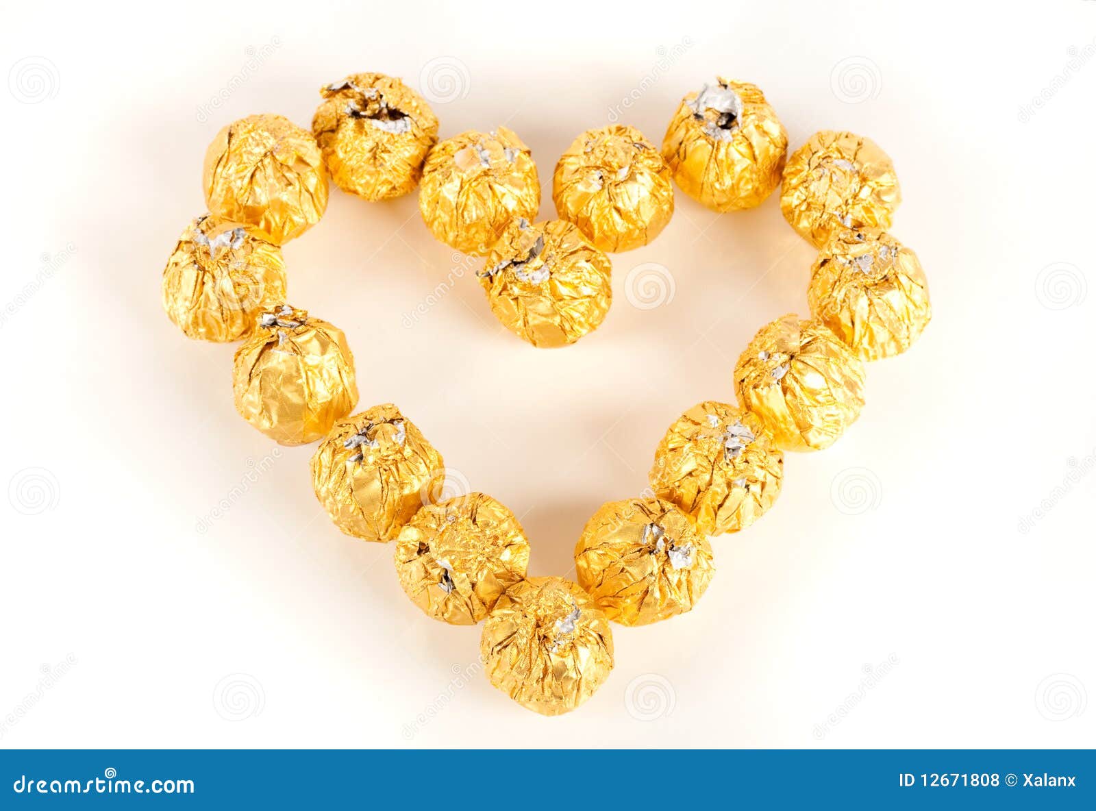 Heart of chocolate stock photo. Image of hear, sweet - 12671808