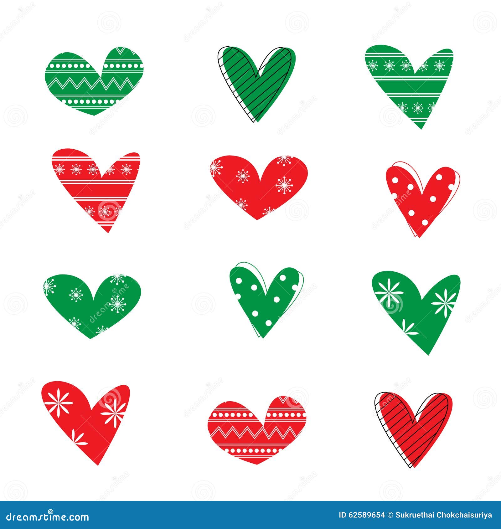 Heart with christmas stock illustration. Illustration of romance - 62589654