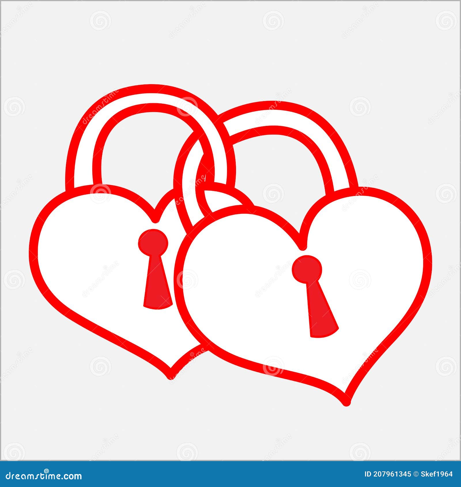 Bonded Hearts Sketch Vector Illustration Royalty-Free Cartoon ...