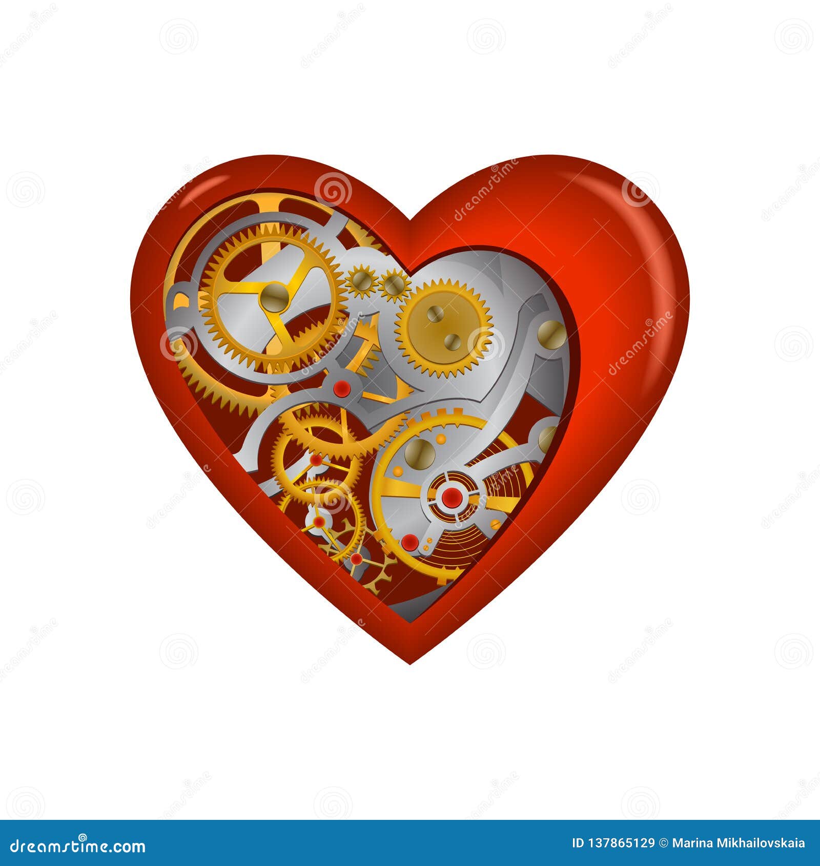 Heart Mechanism Inside Stock Illustrations – 92 Heart Mechanism Inside ...