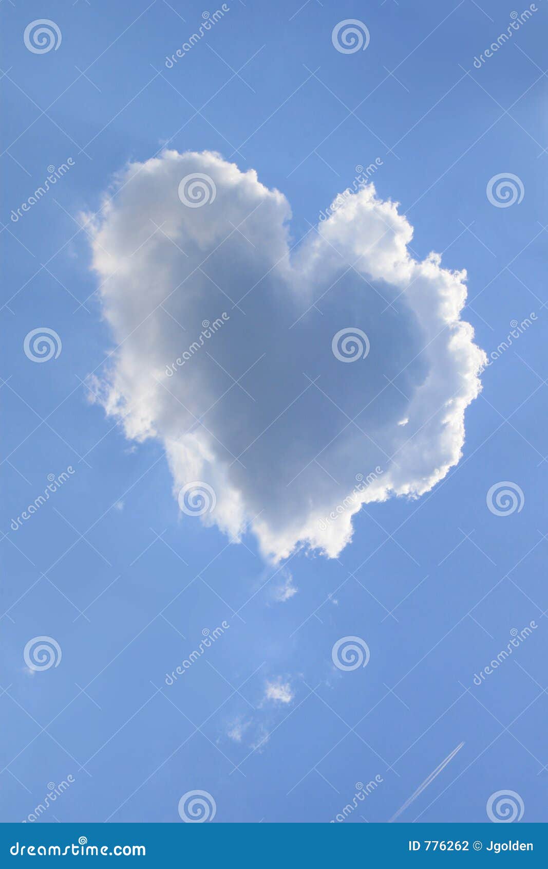 Heart Cloud stock photo. Image of spring, heart, afternoon - 776262