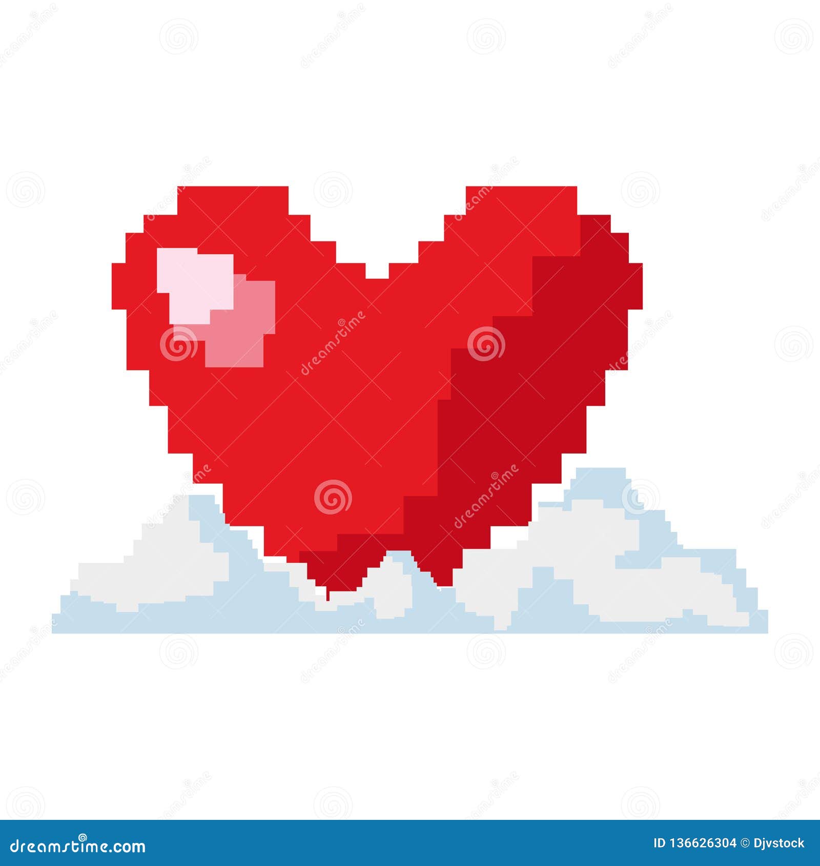 Pixel video game stock vector. Illustration of ground - 136626304