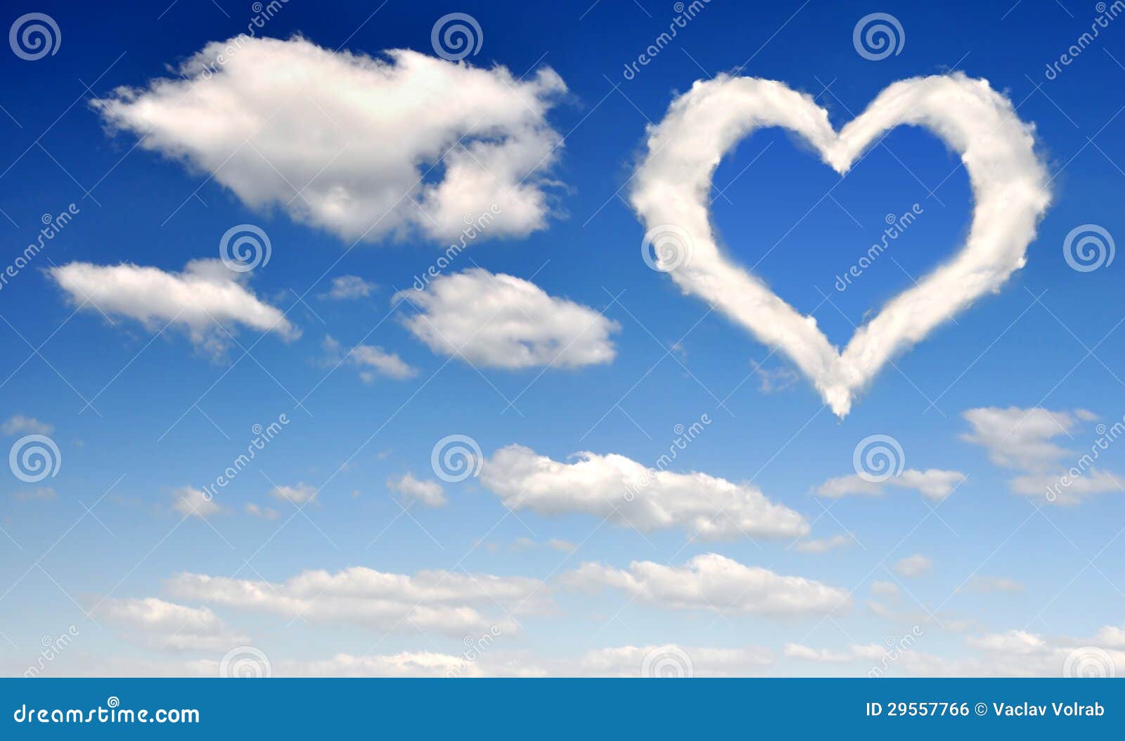 Heart from clouds stock photo. Image of skyscape, clear - 29557766
