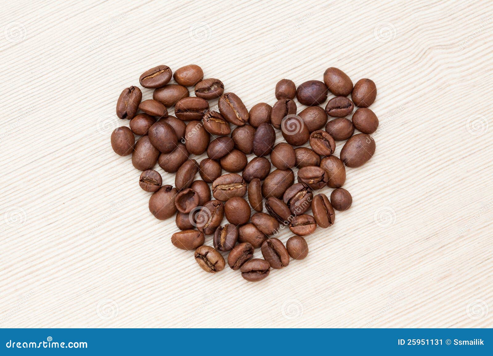 Heart from coffee beans stock image. Image of grain, aromatic - 25951131