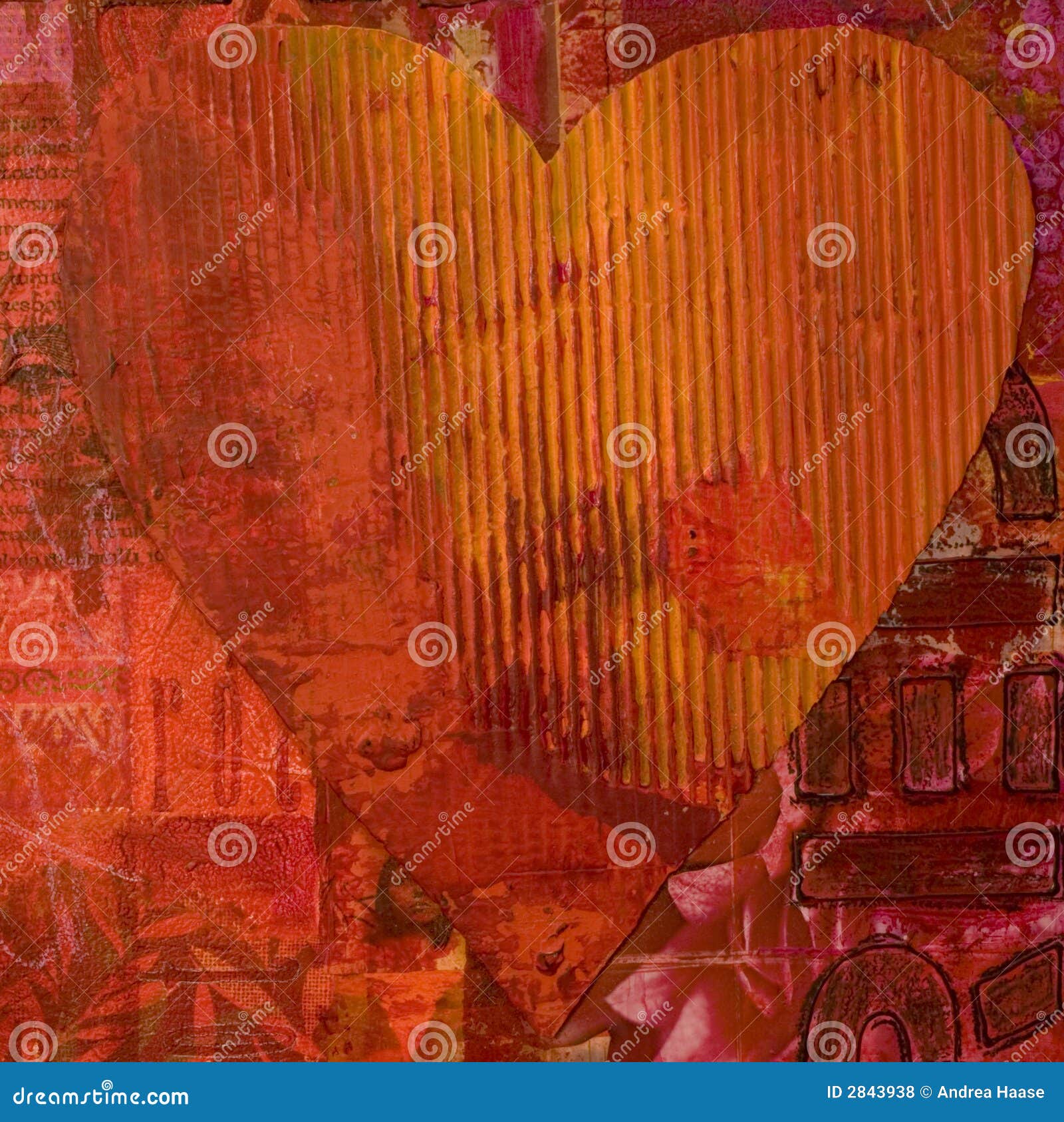 Heart collage stock illustration. Illustration of fall - 2843938