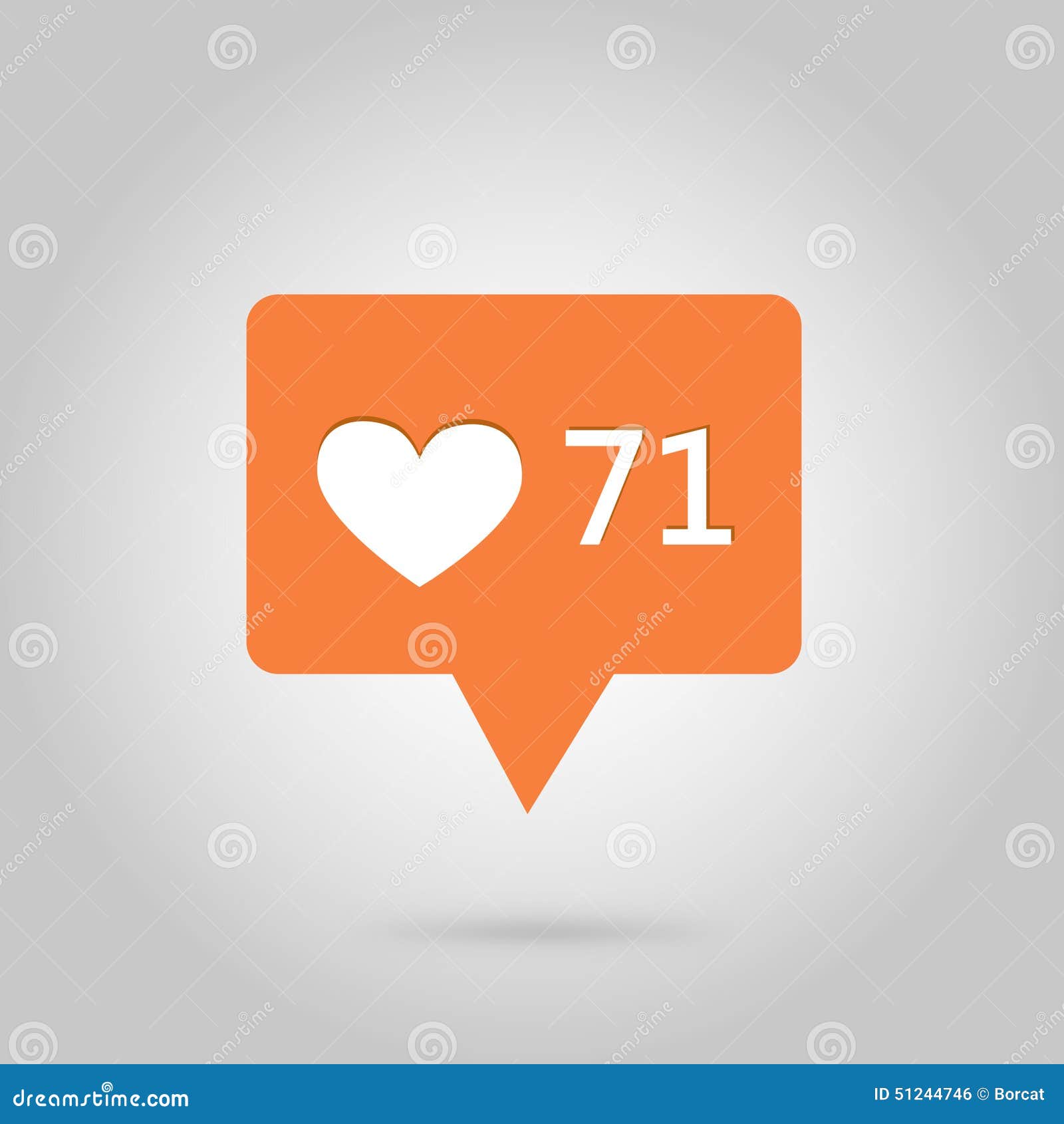 Heart and Comment Button Icon, Great for Your Stock Vector ...