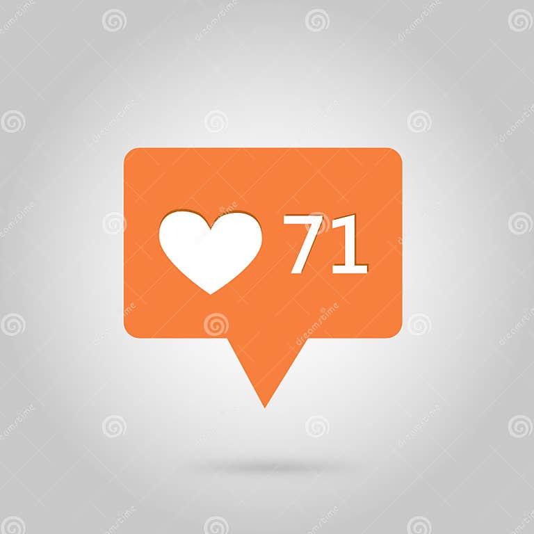 Heart and Comment Button Icon, Great for Your Stock Vector ...