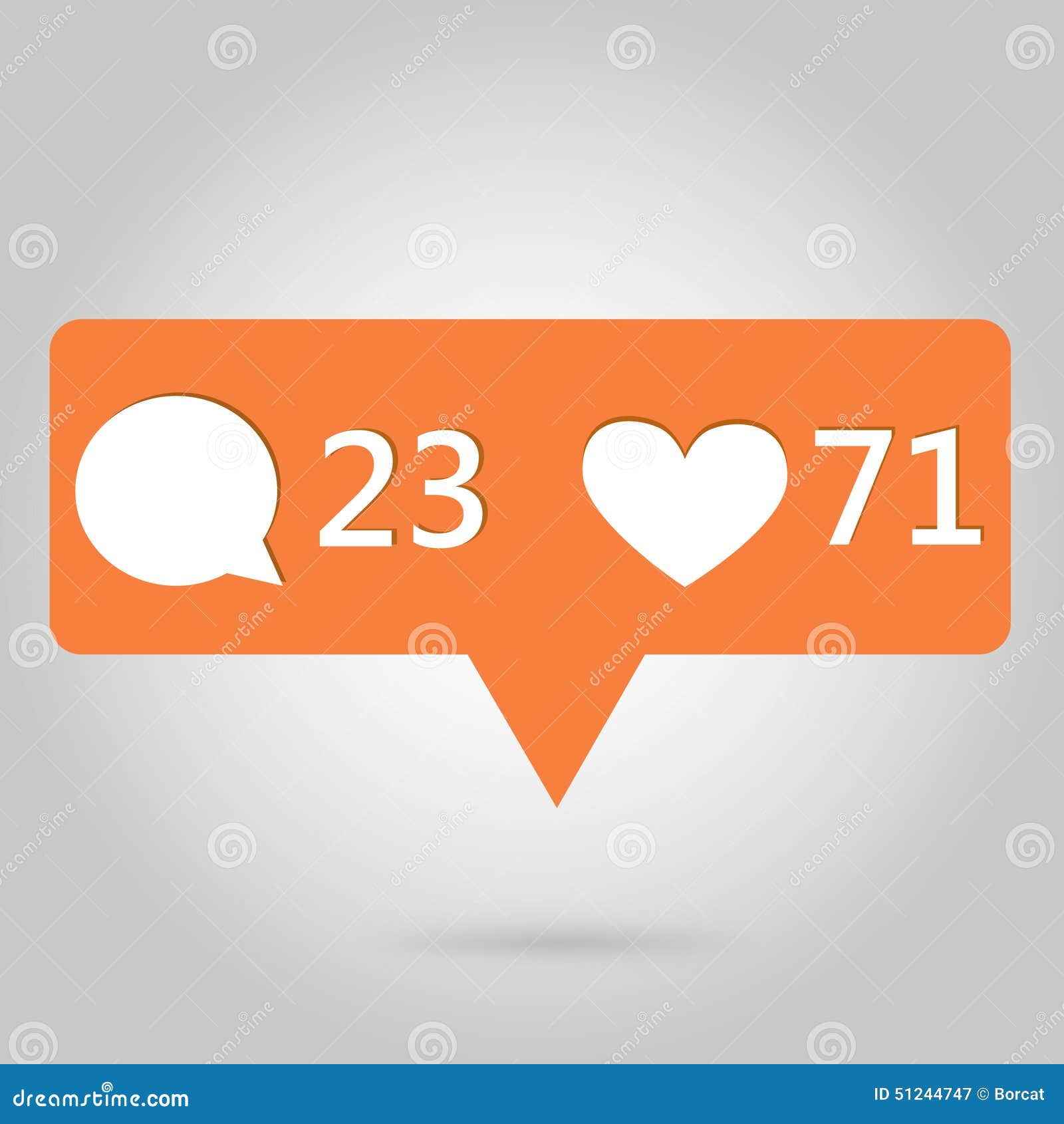 Heart and Comment Button Icon, Great for Your Stock Vector ...