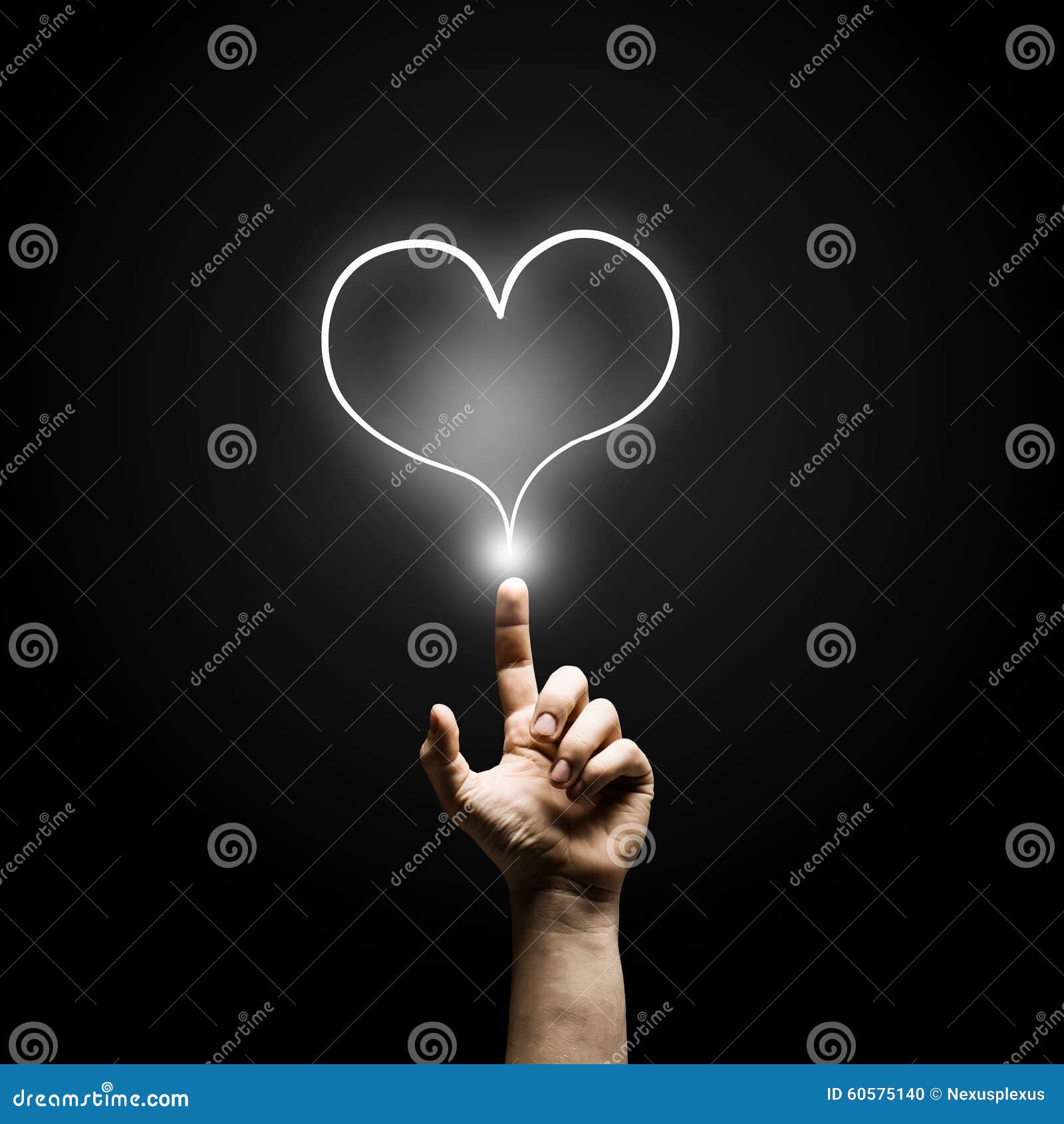 Heart concept stock photo. Image of technology, button - 60575140