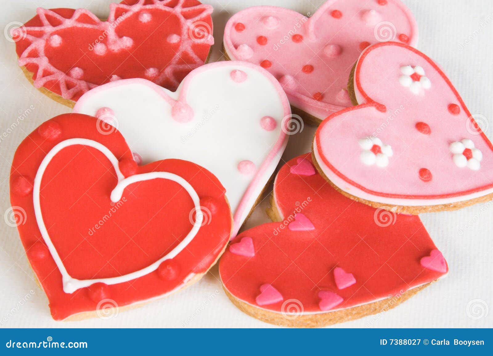 Heart Cookies stock image. Image of food, cookies, sweet - 7388027