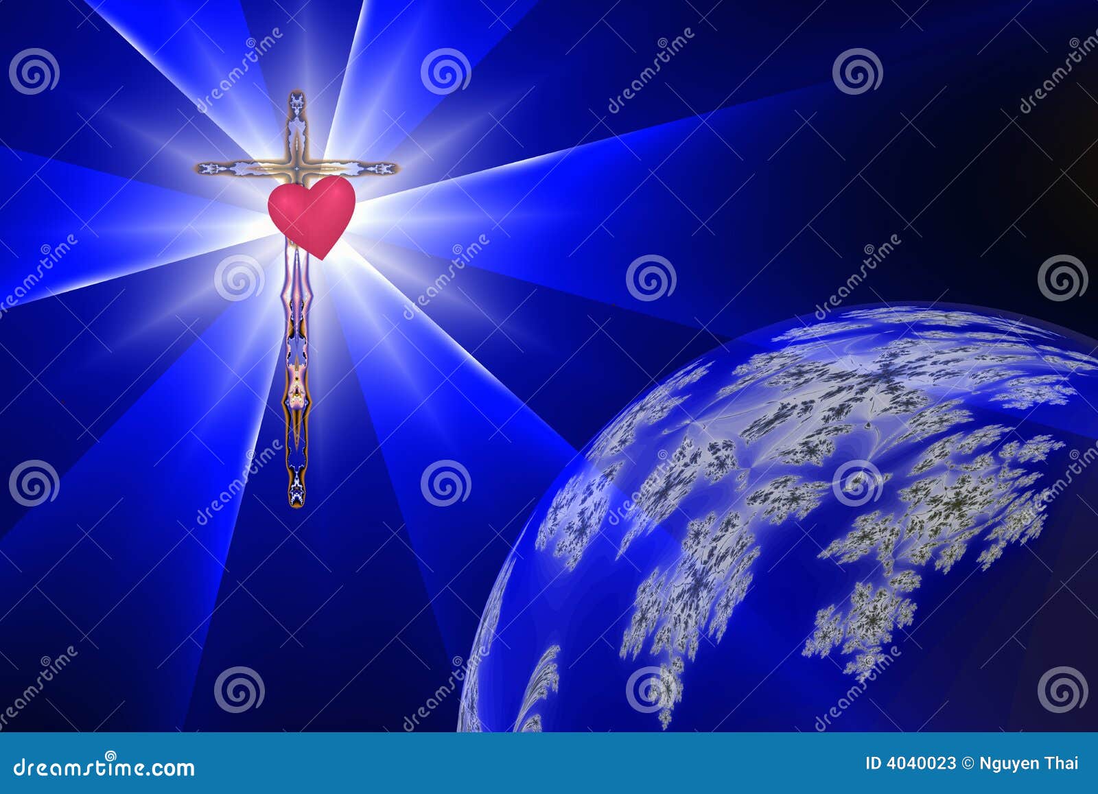 Divine Light: Holy Cross Atop Mountain Peaks Amidst Clouds Royalty-Free ...