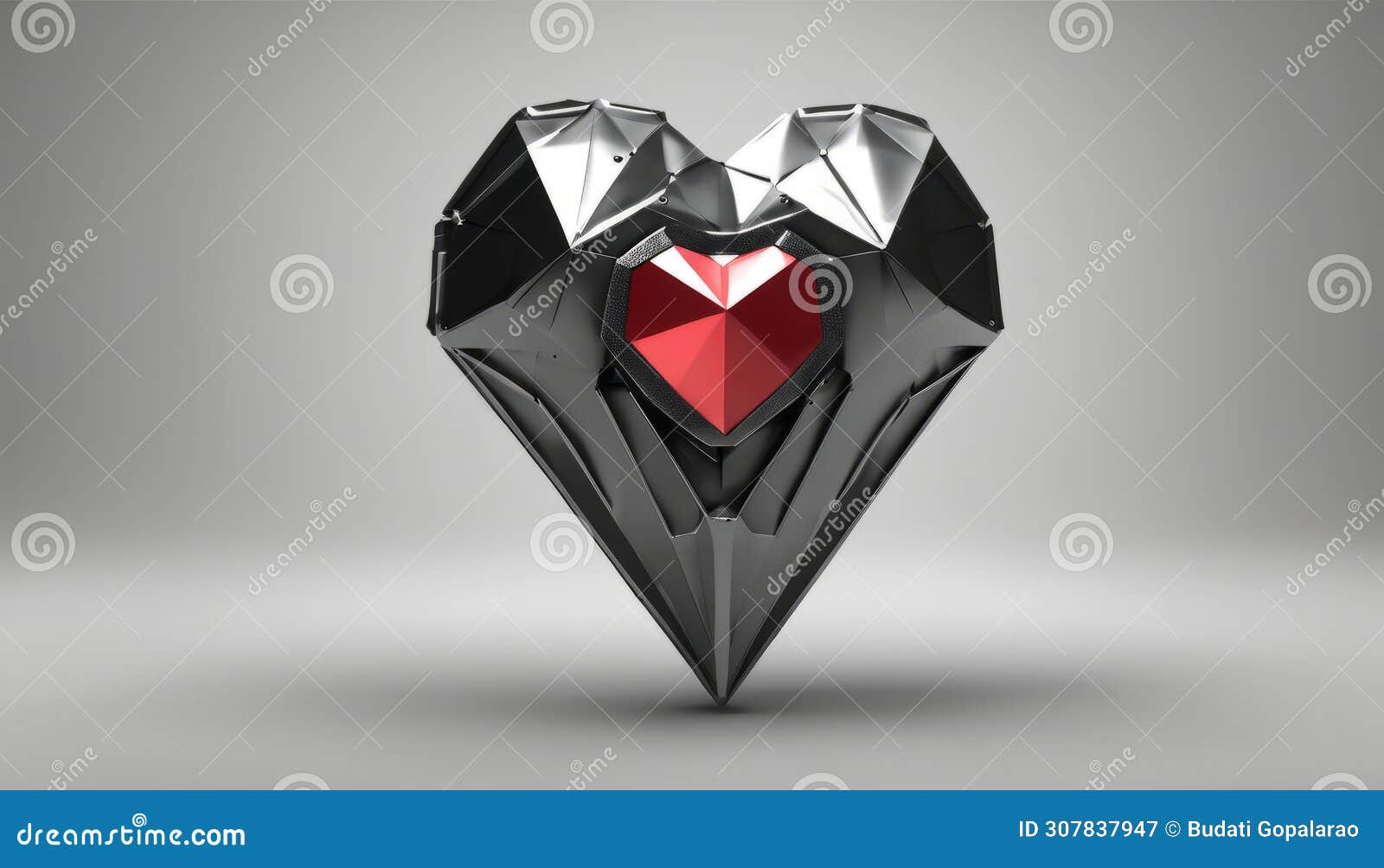 Heart of Crystals - a Symbol of Love and Strength Stock Image - Image ...