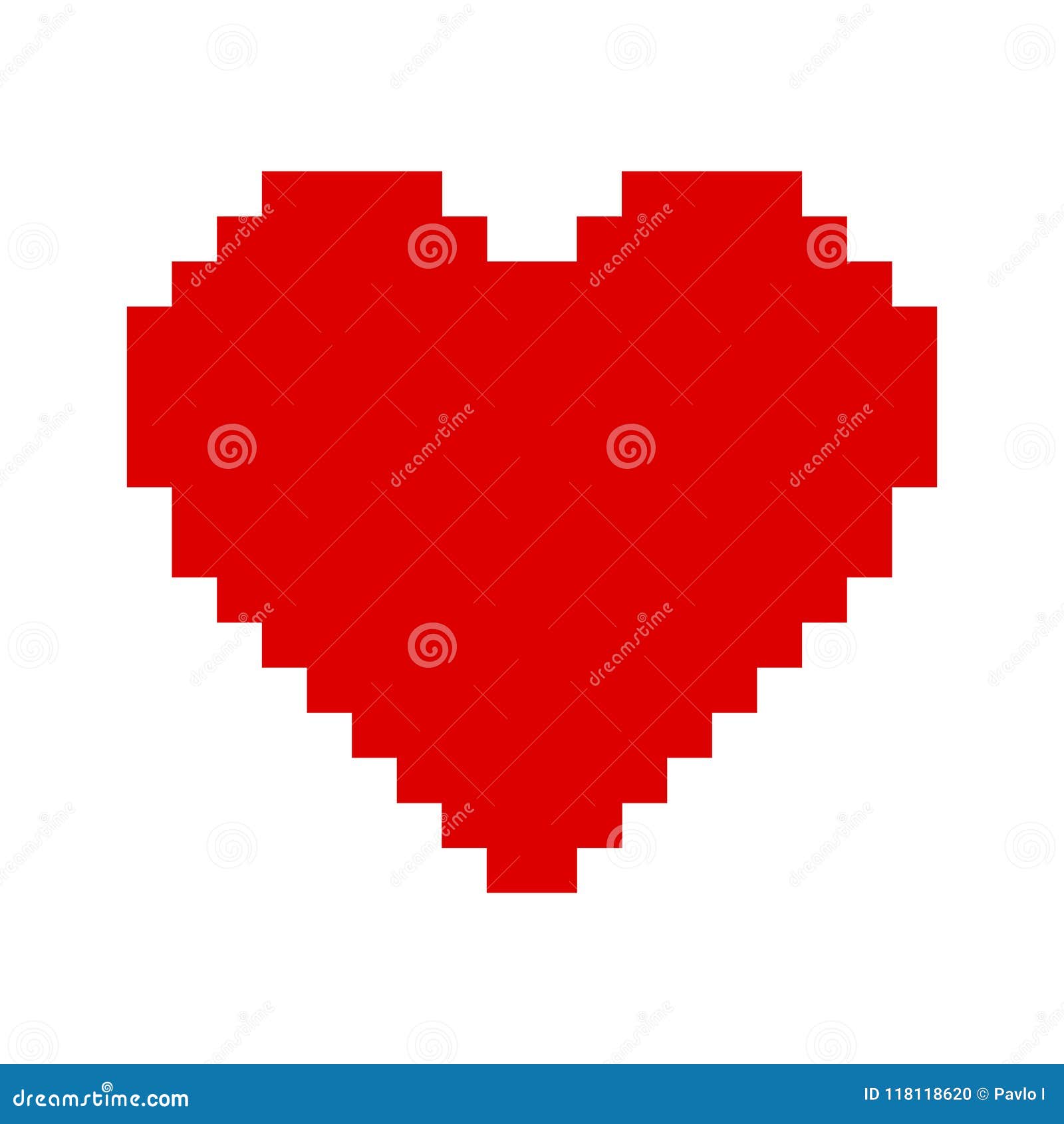 Heart from cubes - vector stock illustration. Illustration of hope ...