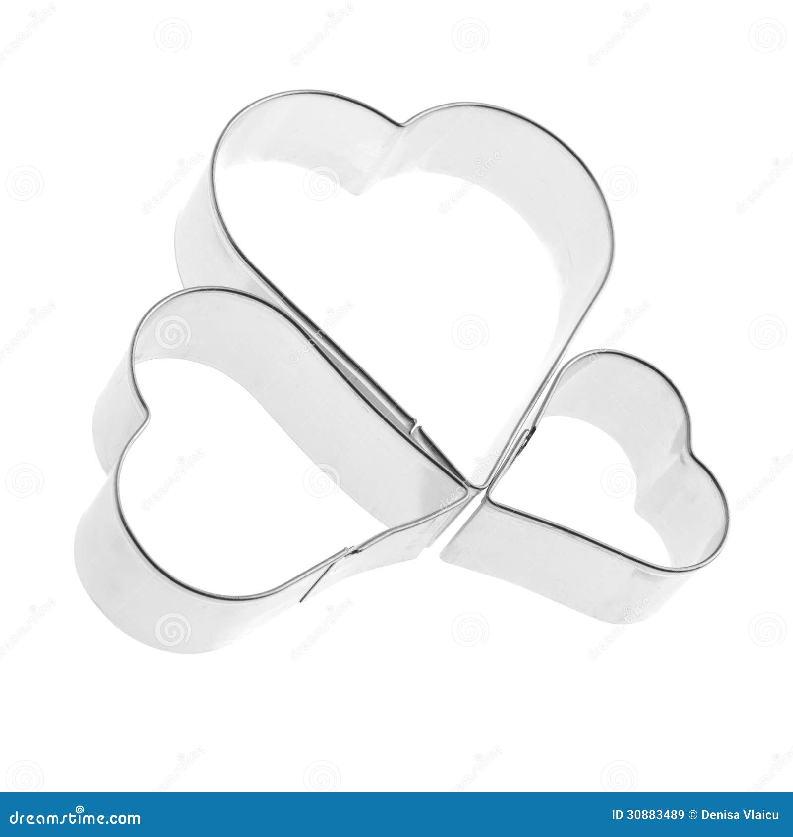 Heart cutters stock image. Image of equipment, dough - 30883489