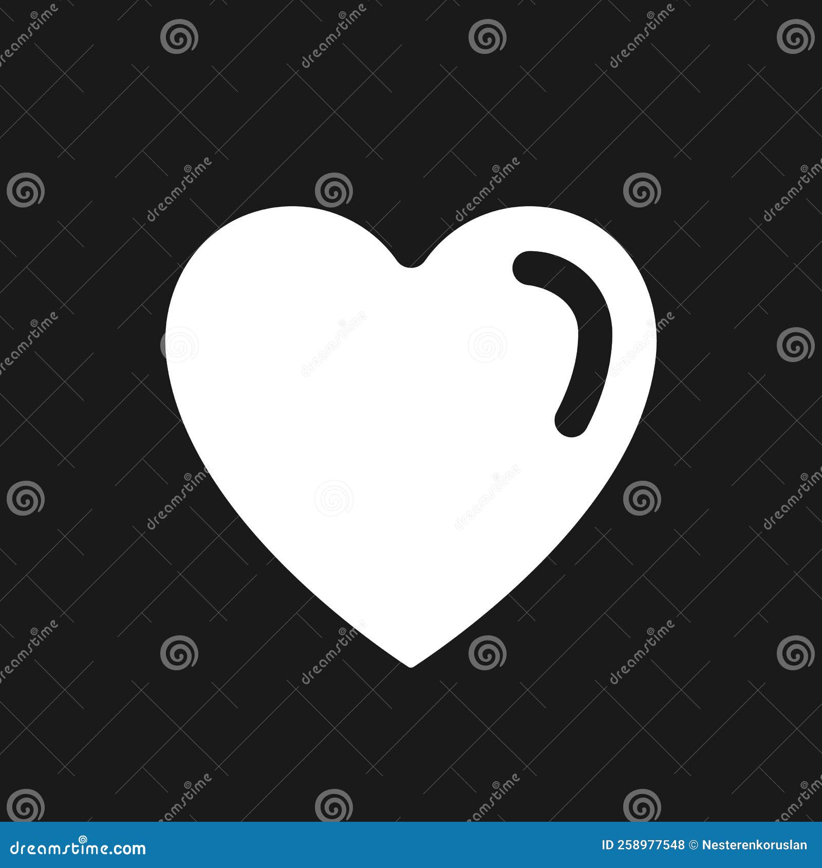 Heart Dark Mode Glyph Ui Icon Stock Vector - Illustration of glyph ... Heart Dark Mode Glyph Ui Icon Stock Vector - Illustration of glyph ...