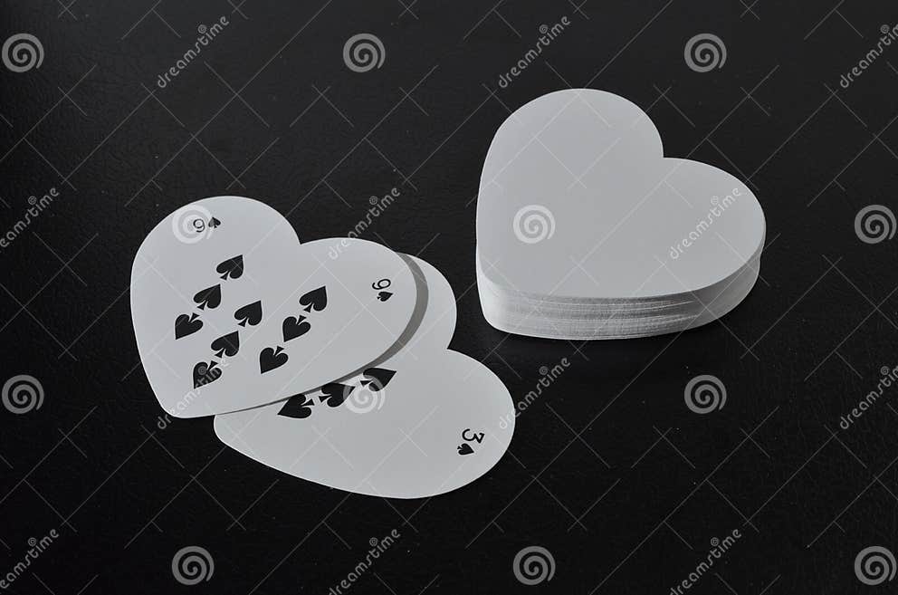 Heart Deck of Playing Cards Stock Image - Image of idea, card: 53134287