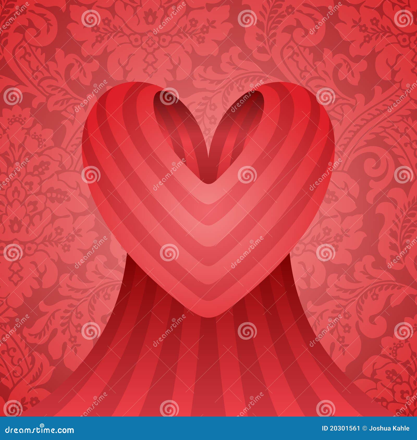 Heart Design stock vector. Illustration of pattern, valentine - 20301561