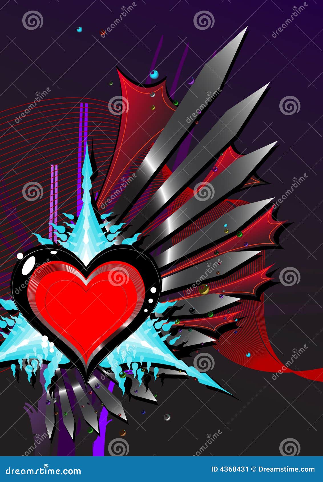 Heart Design stock illustration. Illustration of design - 4368431