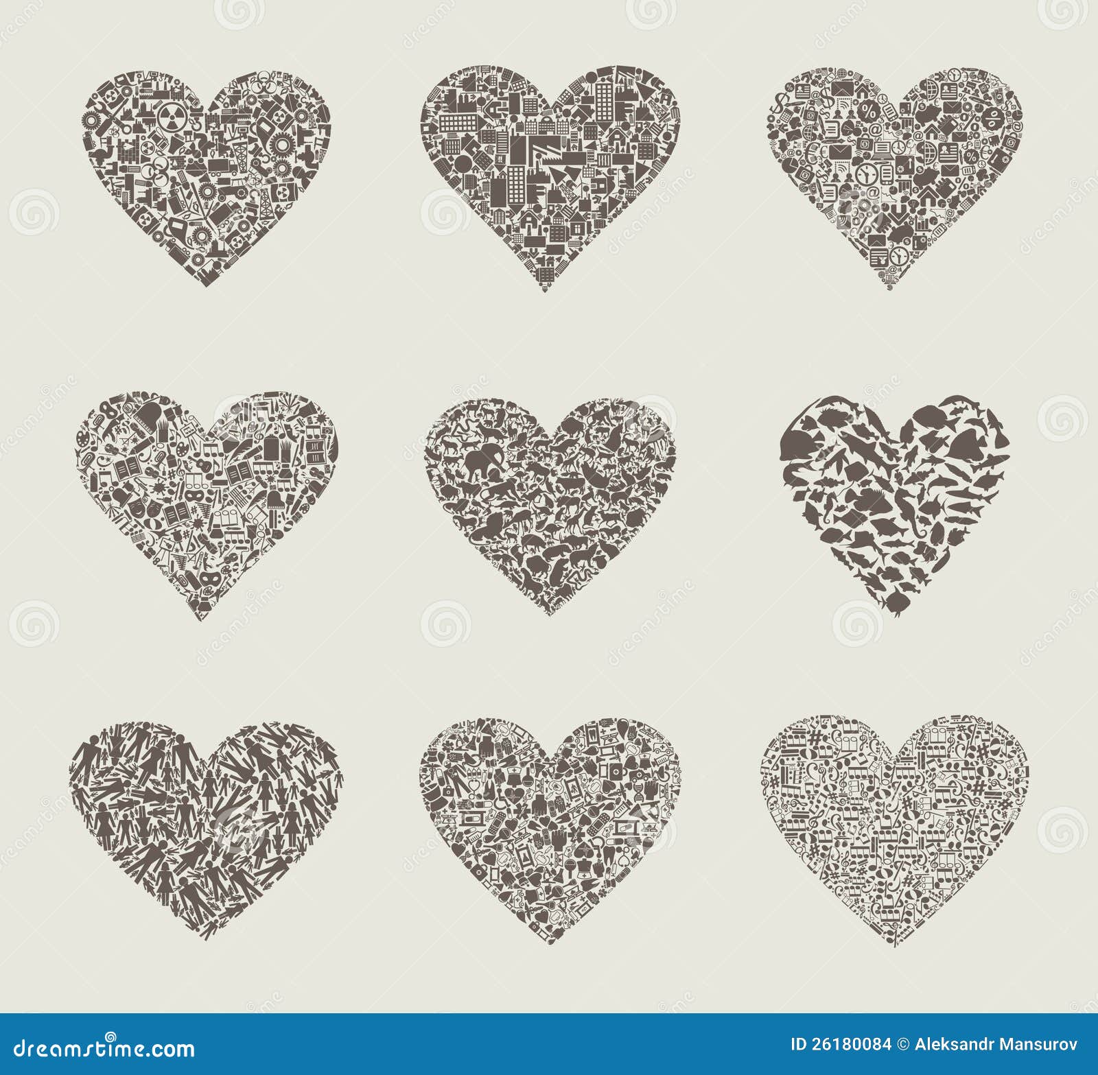 Heart design an element stock vector. Illustration of shape - 26180084