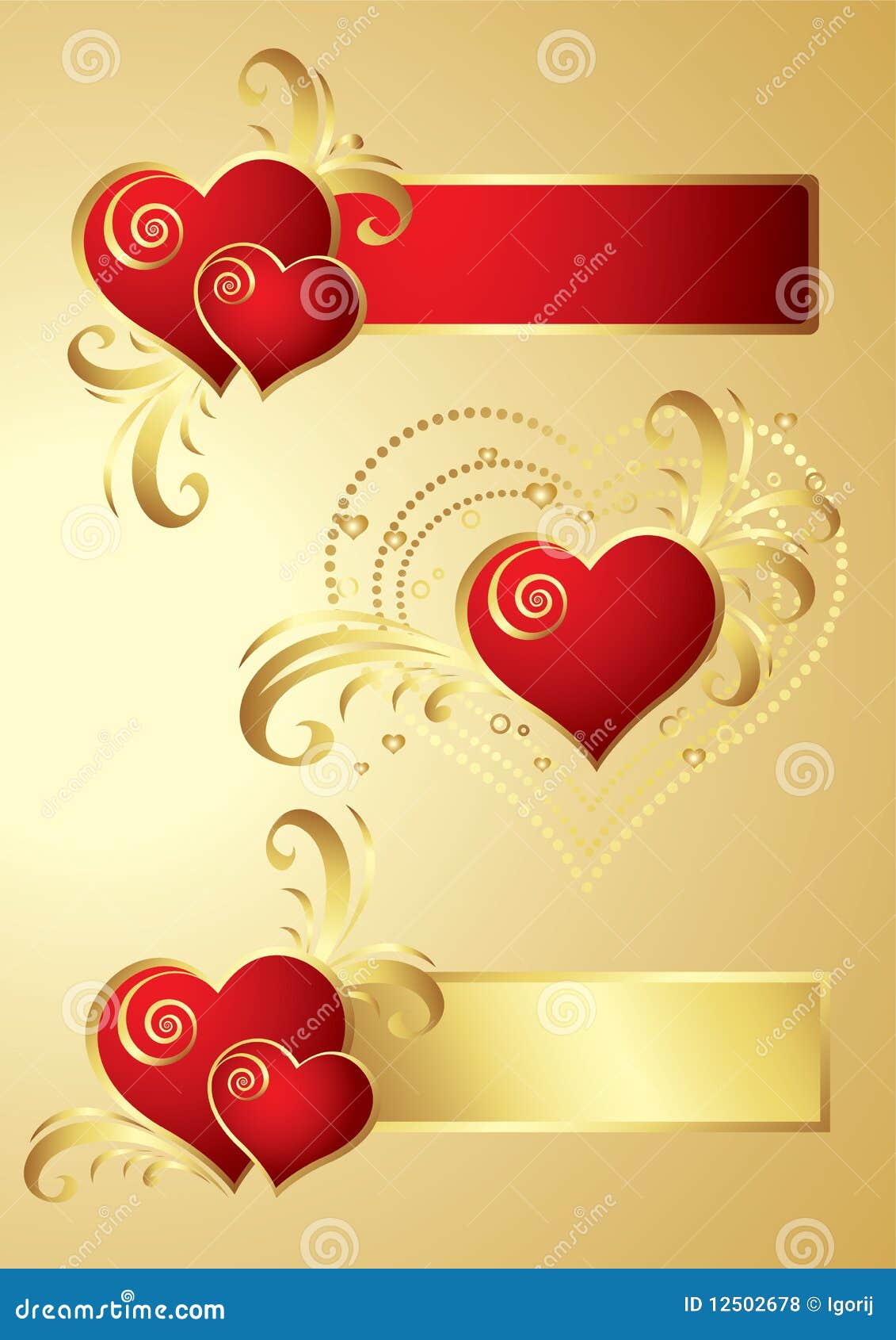 Heart Design Elements stock vector. Illustration of cover - 12502678