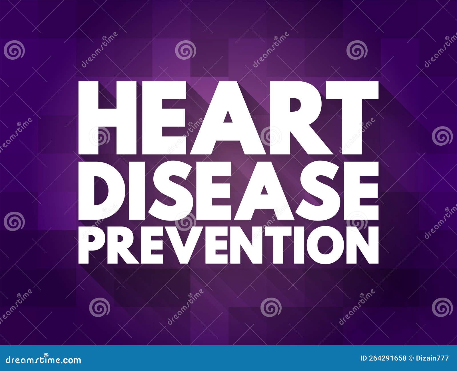 Heart Disease Prevention Text Concept for Presentations and Reports ...