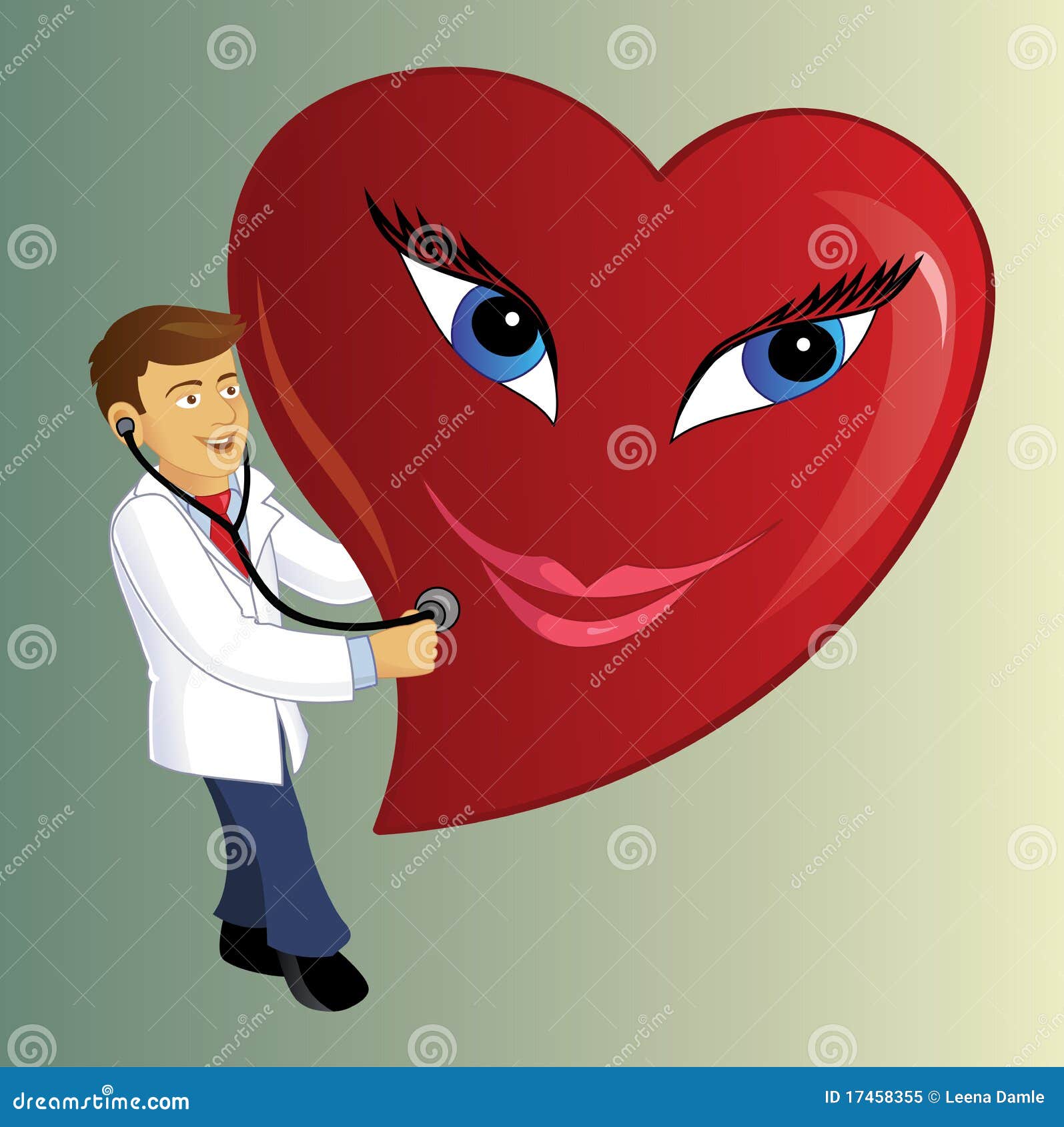 Heart Doctor stock vector. Illustration of illness, laboratory - 17458355