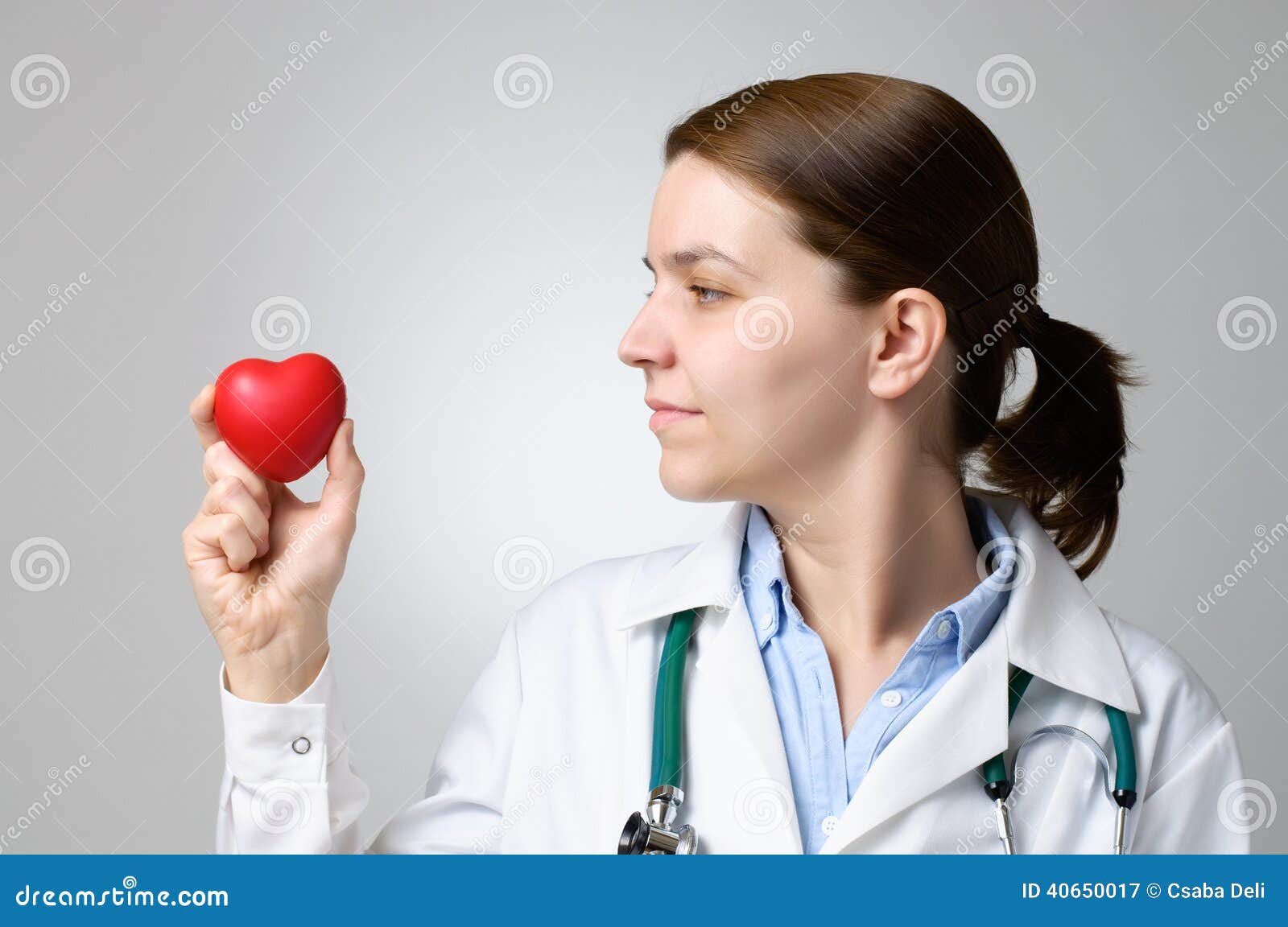 Heart in doctor s hand stock image. Image of holding - 40650017