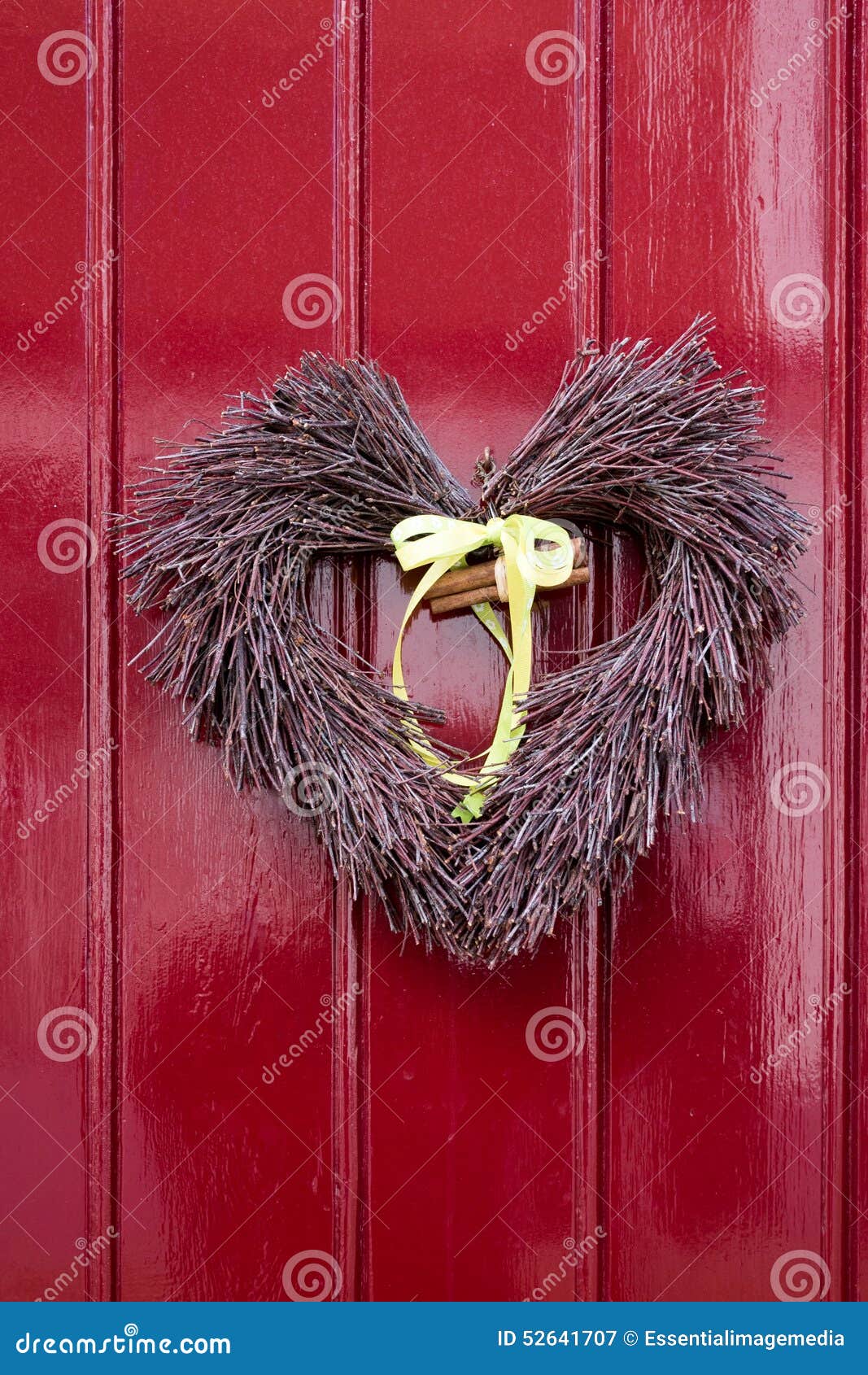 Heart Door Decoration stock image. Image of ornament - 52641707