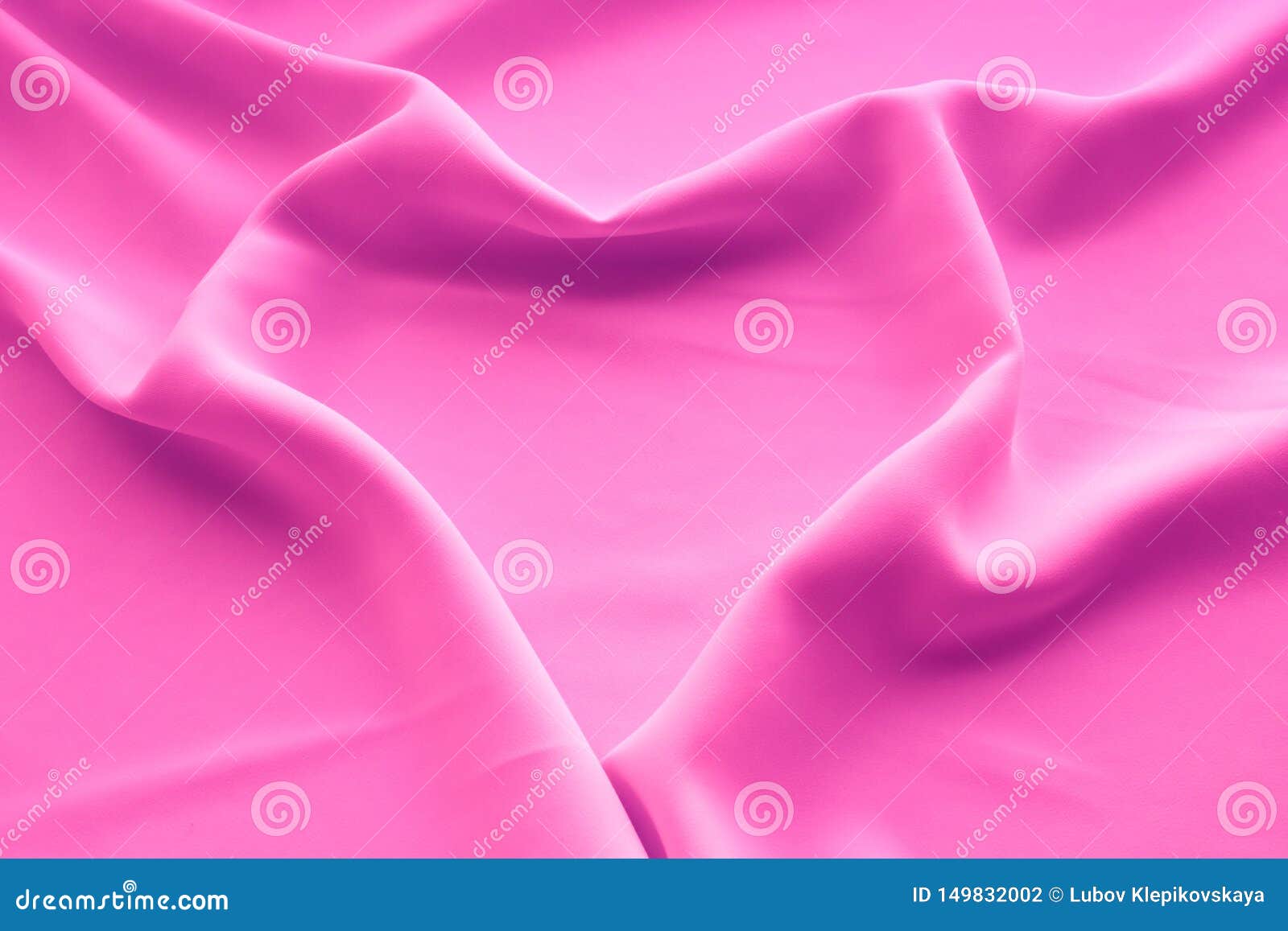 Heart Draping on Pink Fabric Silk Stock Photo - Image of surface, pink ...