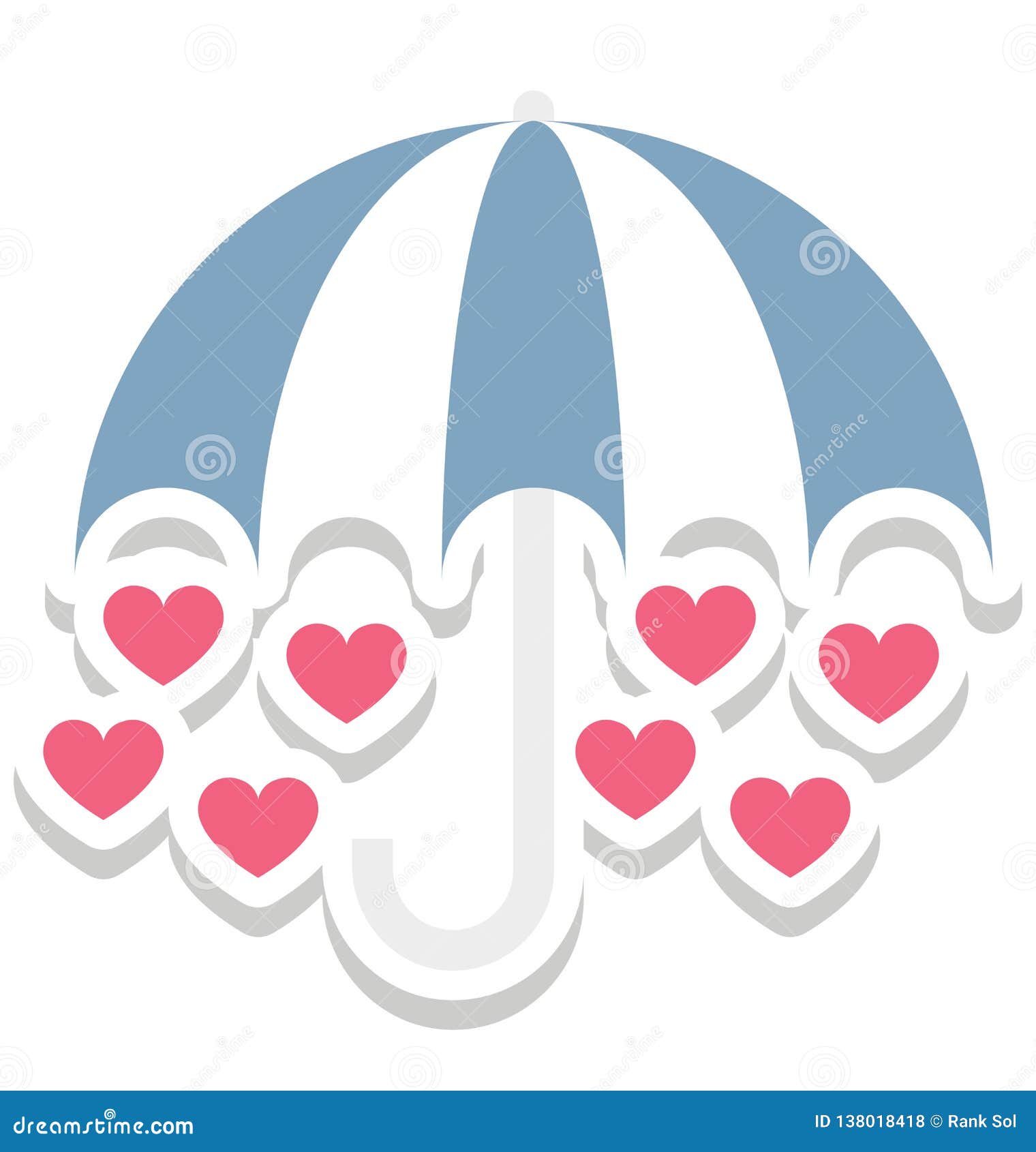 Heart Drops Isolated Vector Icon that Can Be Easily Modified or Edit ...