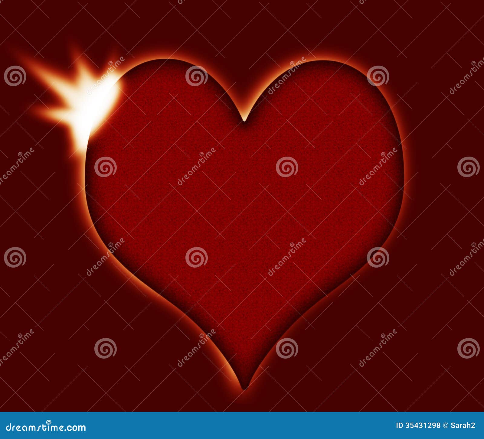 Heart Eclipse - Love, Romance, Valentine Concept, Metaphor Stock ...