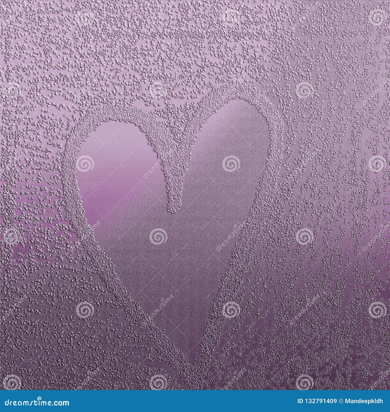 Heart Embossed Texture on Background. Bright Toned Background with ...