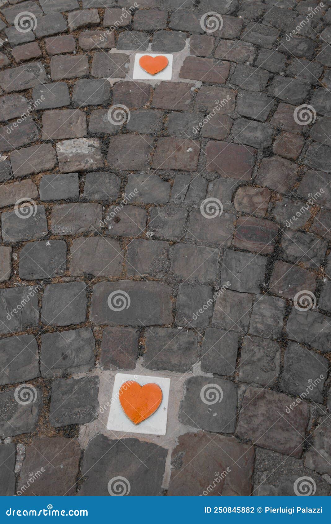Heart Encased in the Pavement Stock Photo - Image of hamlet, freezing ...