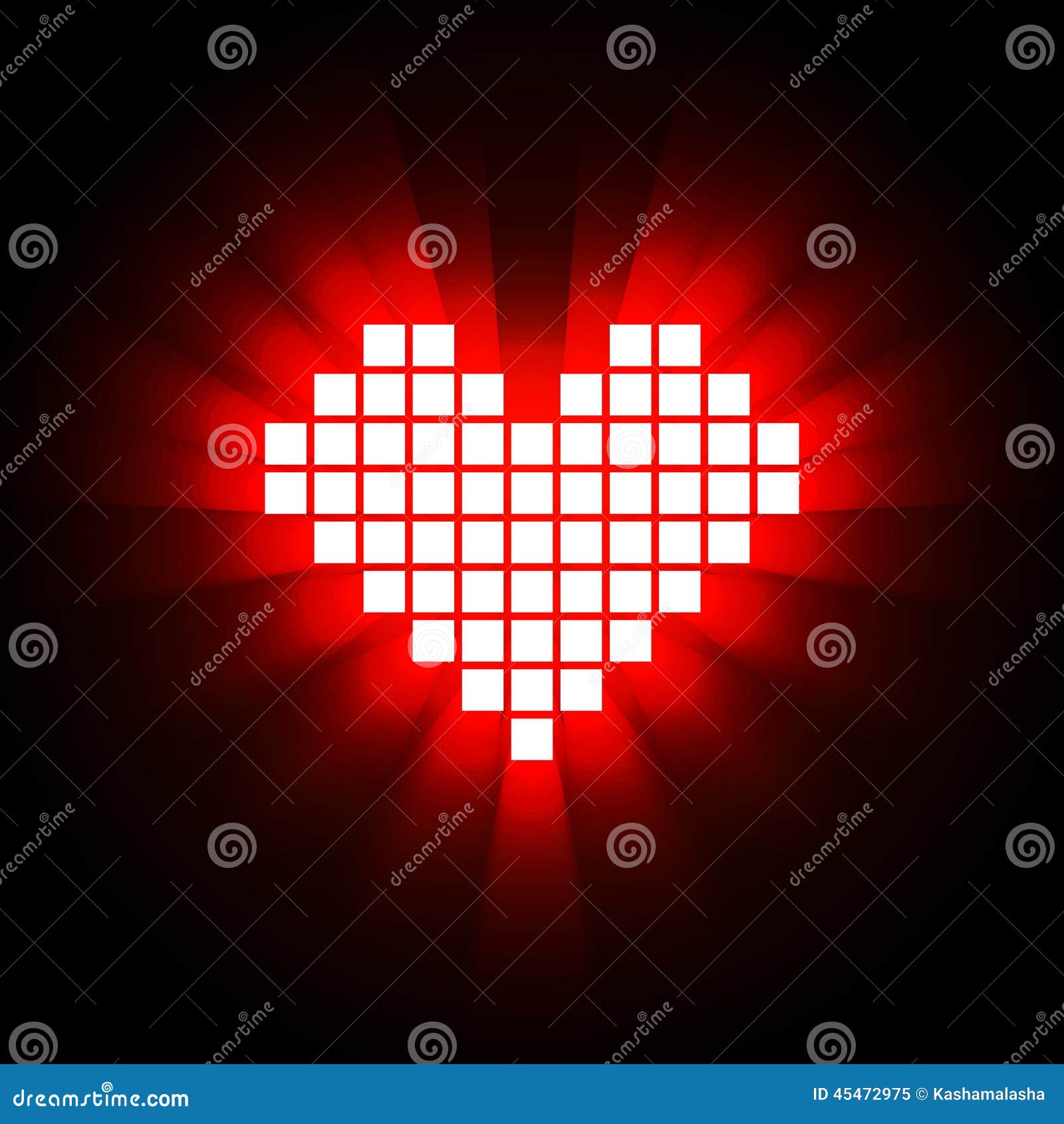 Heart Energy, Health Concept. Vector Illustration Stock Vector ...