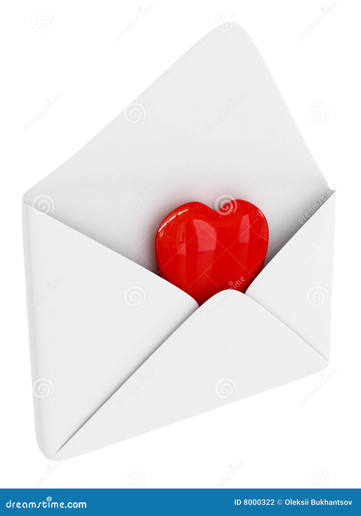 Heart in envelope stock illustration. Illustration of romance - 8000322