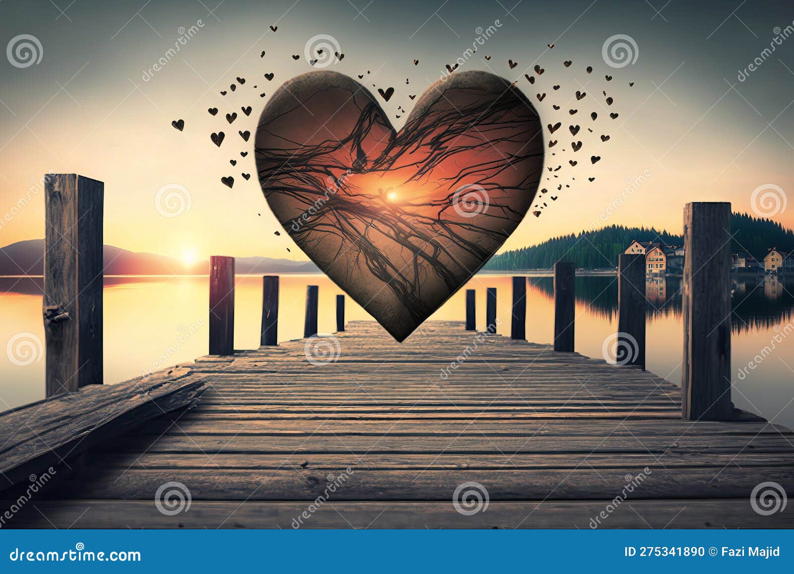 Heart,environmental Protection Concept,nature,Generative AI Stock Photo ...