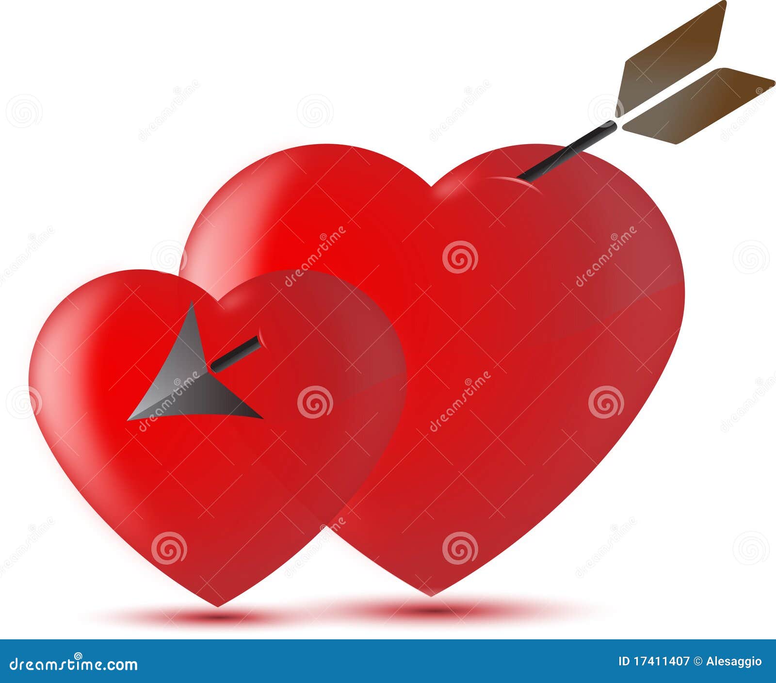 Heart falling in love stock vector. Illustration of romance - 17411407