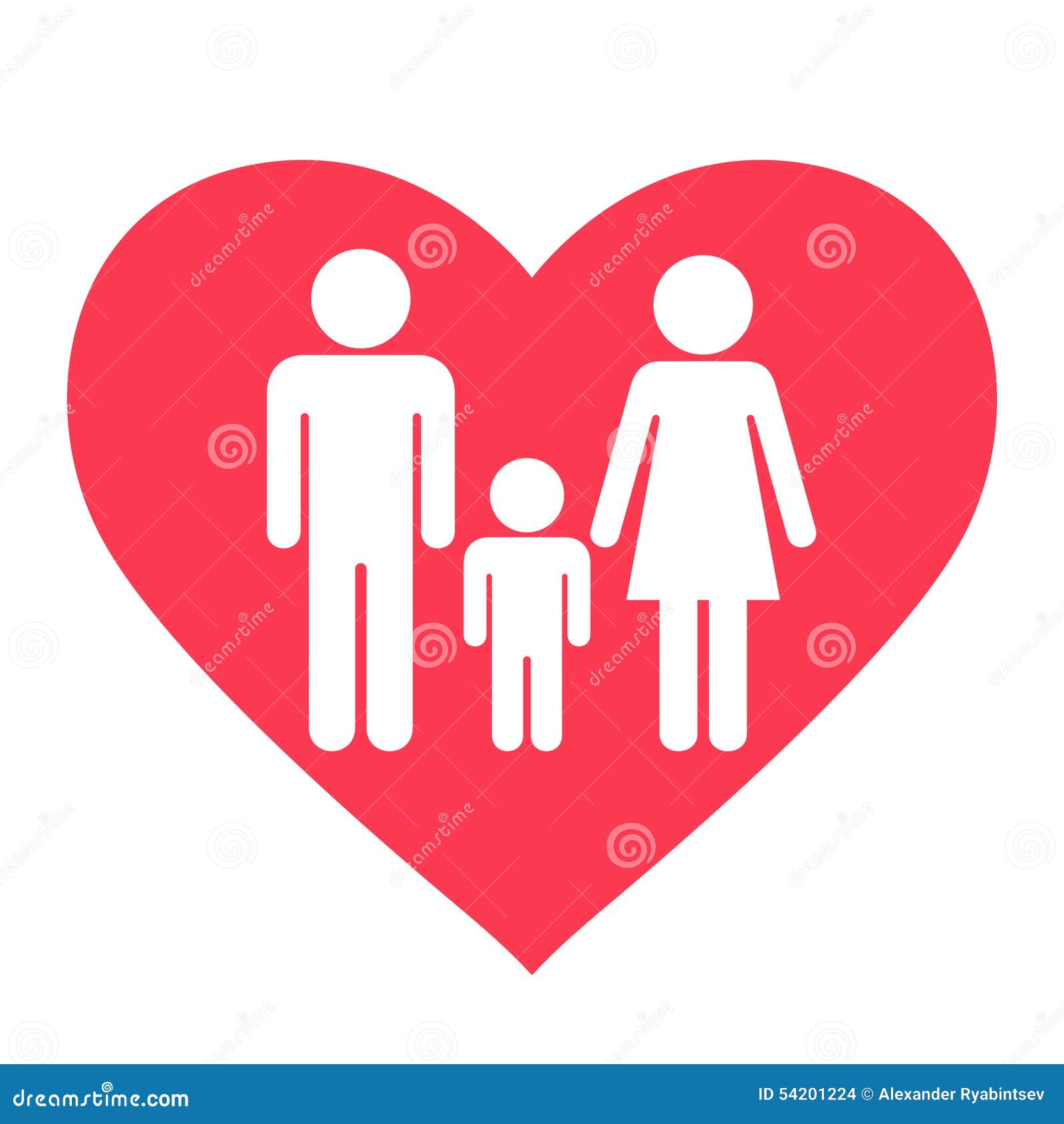 Heart Family Shape Logo Cartoon Vector | CartoonDealer.com #49359165