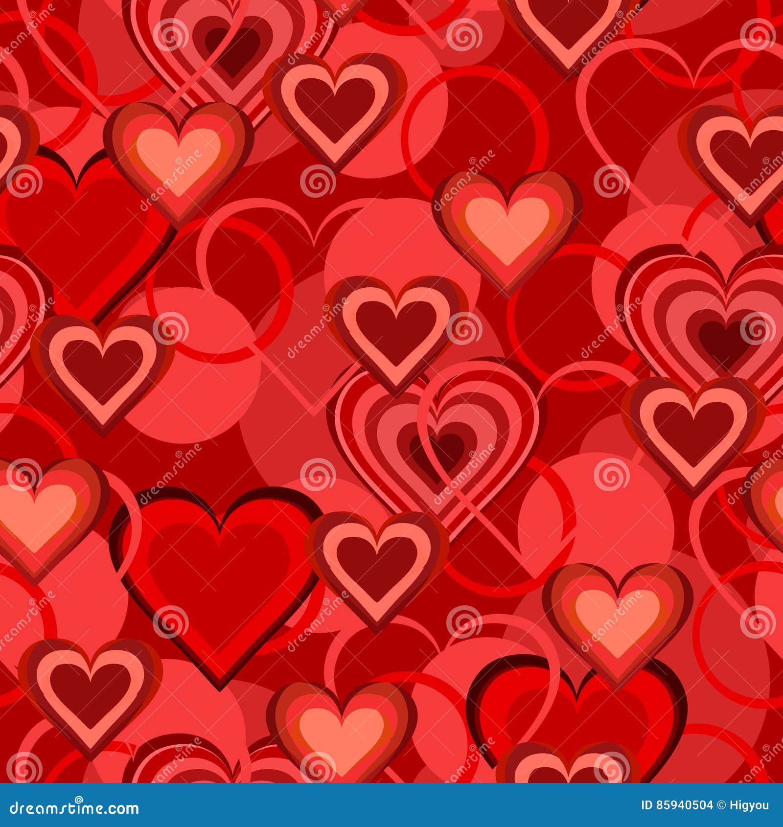 Heart Fill Tile stock vector. Illustration of collection - 85940504